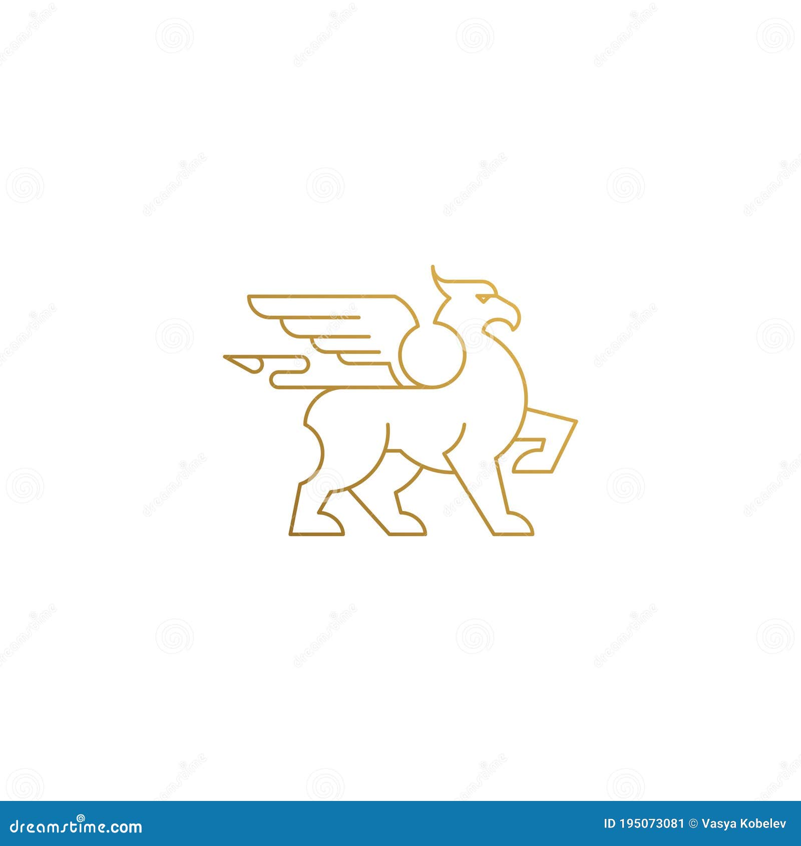 Vector Griffin Heraldic Beast Symbol Crest Or Coat Of Arms Animal ...