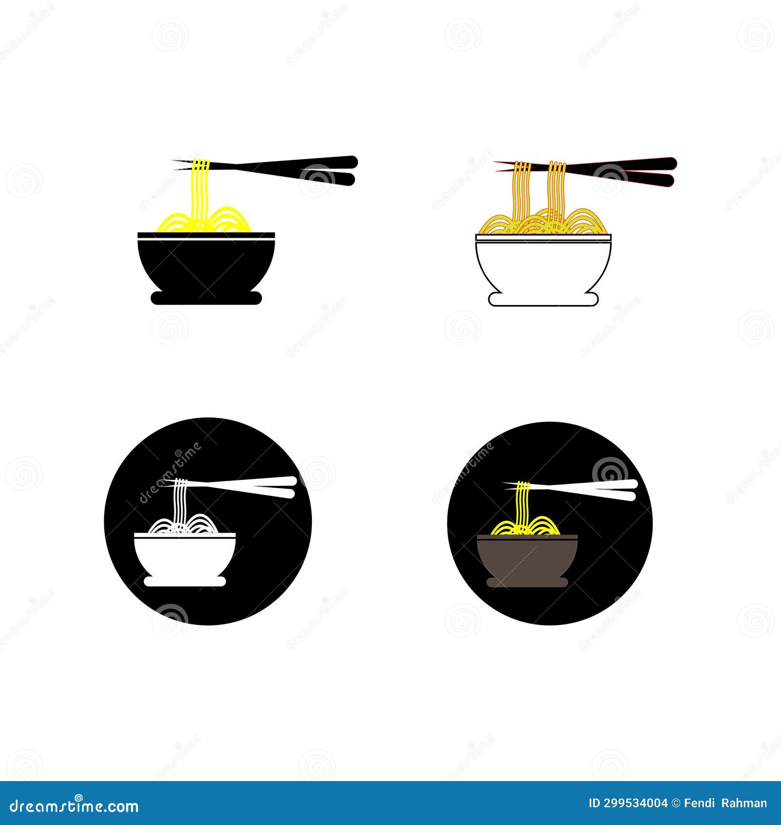 Vector Icon Noodle, Symbol Illustration Stock Vector - Illustration of ...