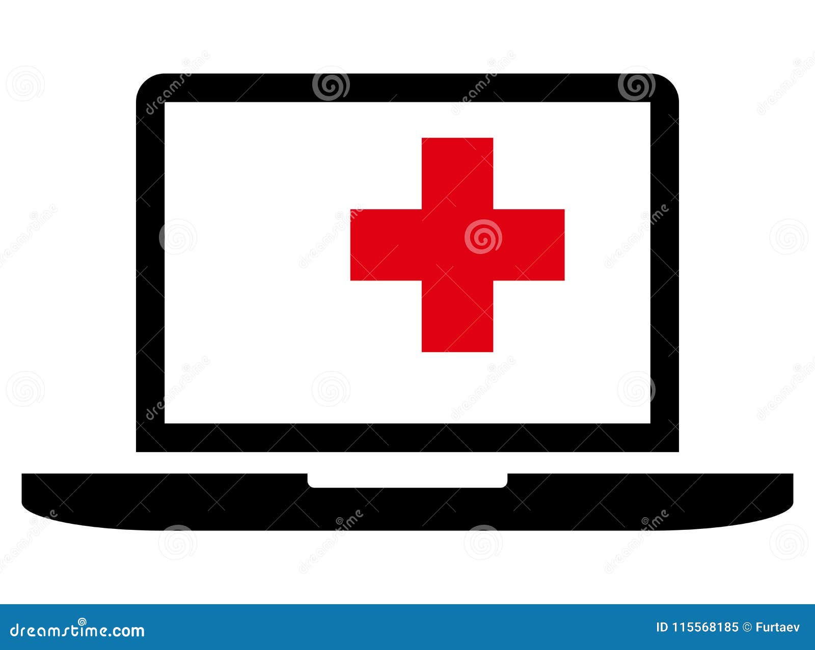 Laptop repair icon editorial image. Illustration of service - 115568185