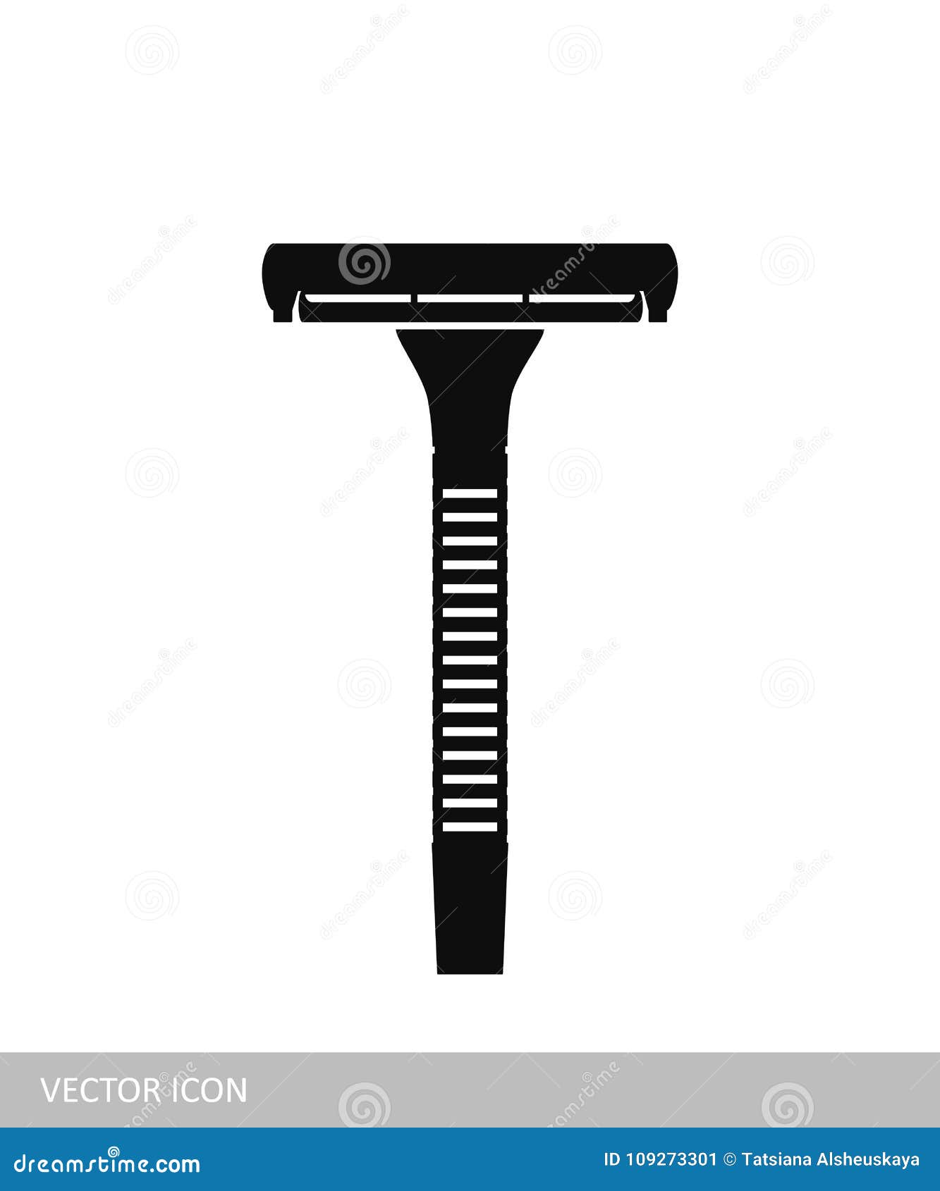 Icon of a Razor in the Style of a Flat Design. Stock Vector ...