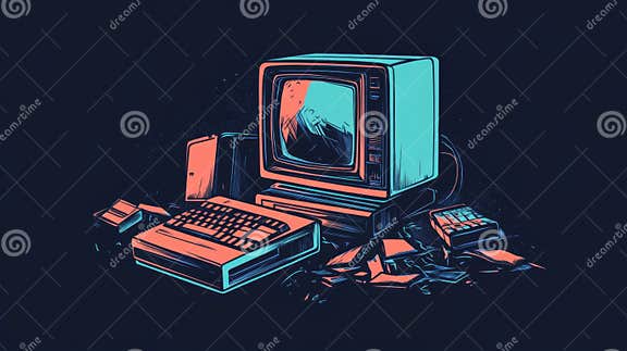 Vector Icon Representing the Risks of Technological Obsolescence Stock ...