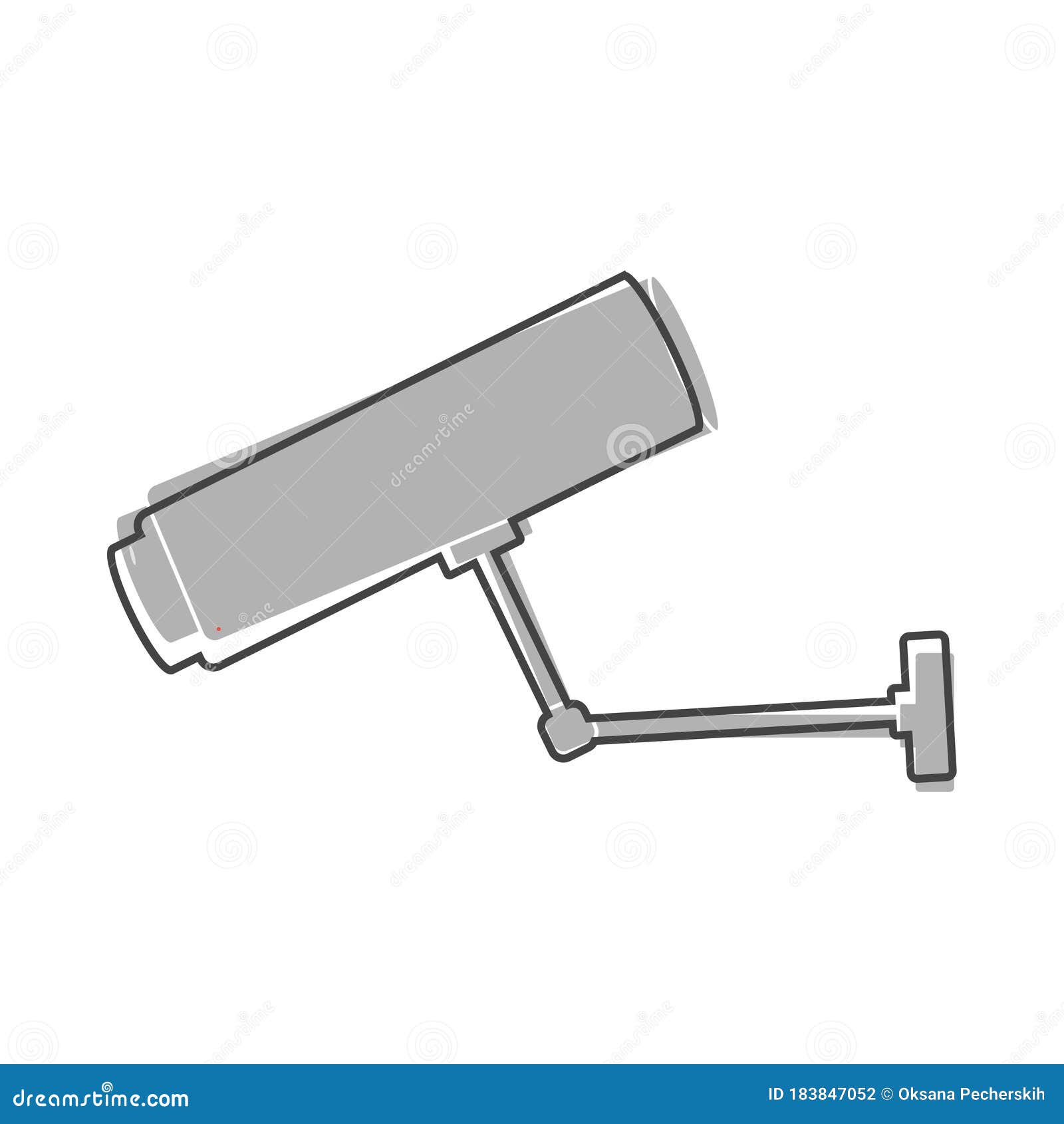Vector Icon Security Camera. Security Camera Cartoon Style on White ...