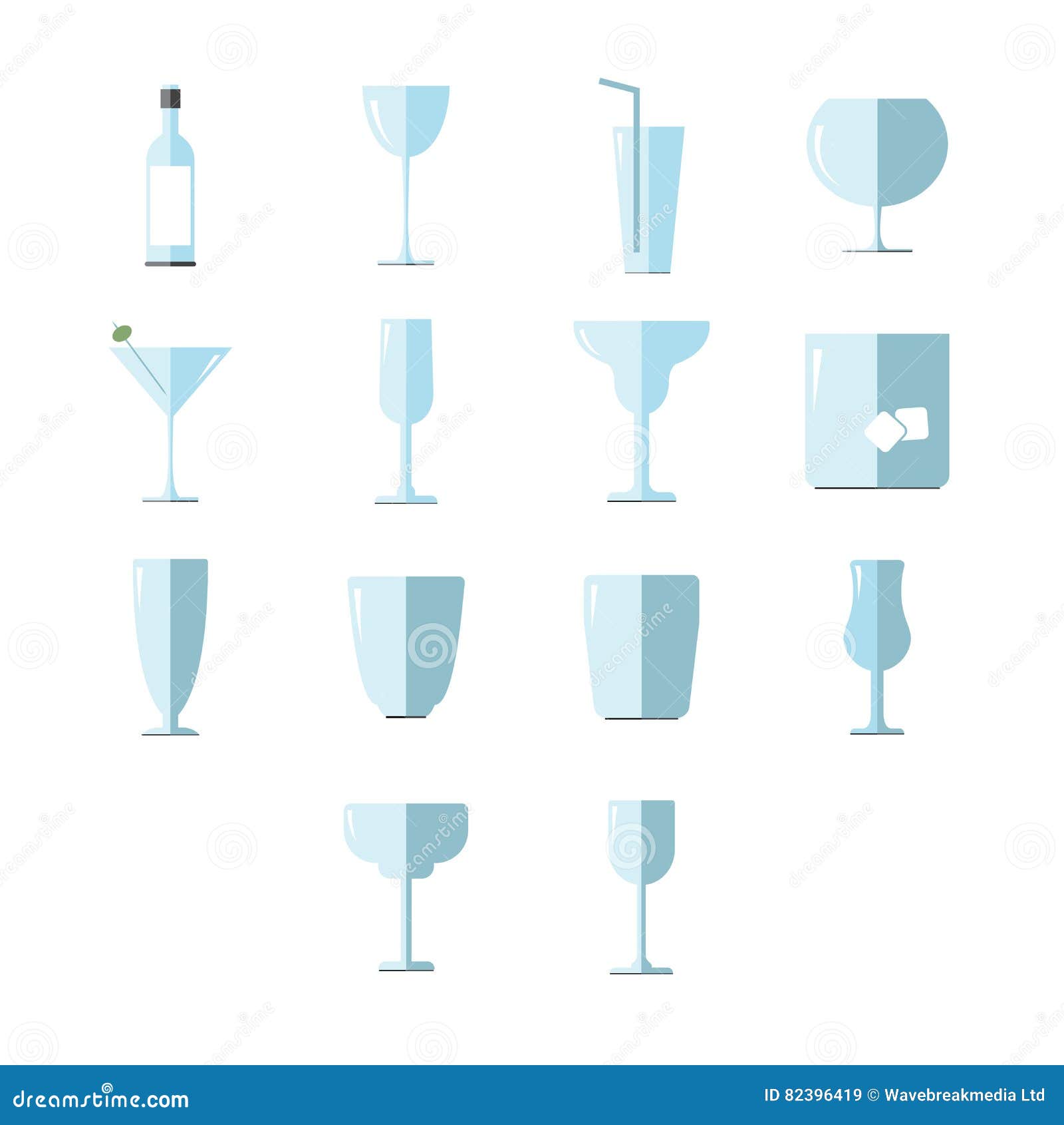 Vector Set Of Liqueurs | CartoonDealer.com #207078790