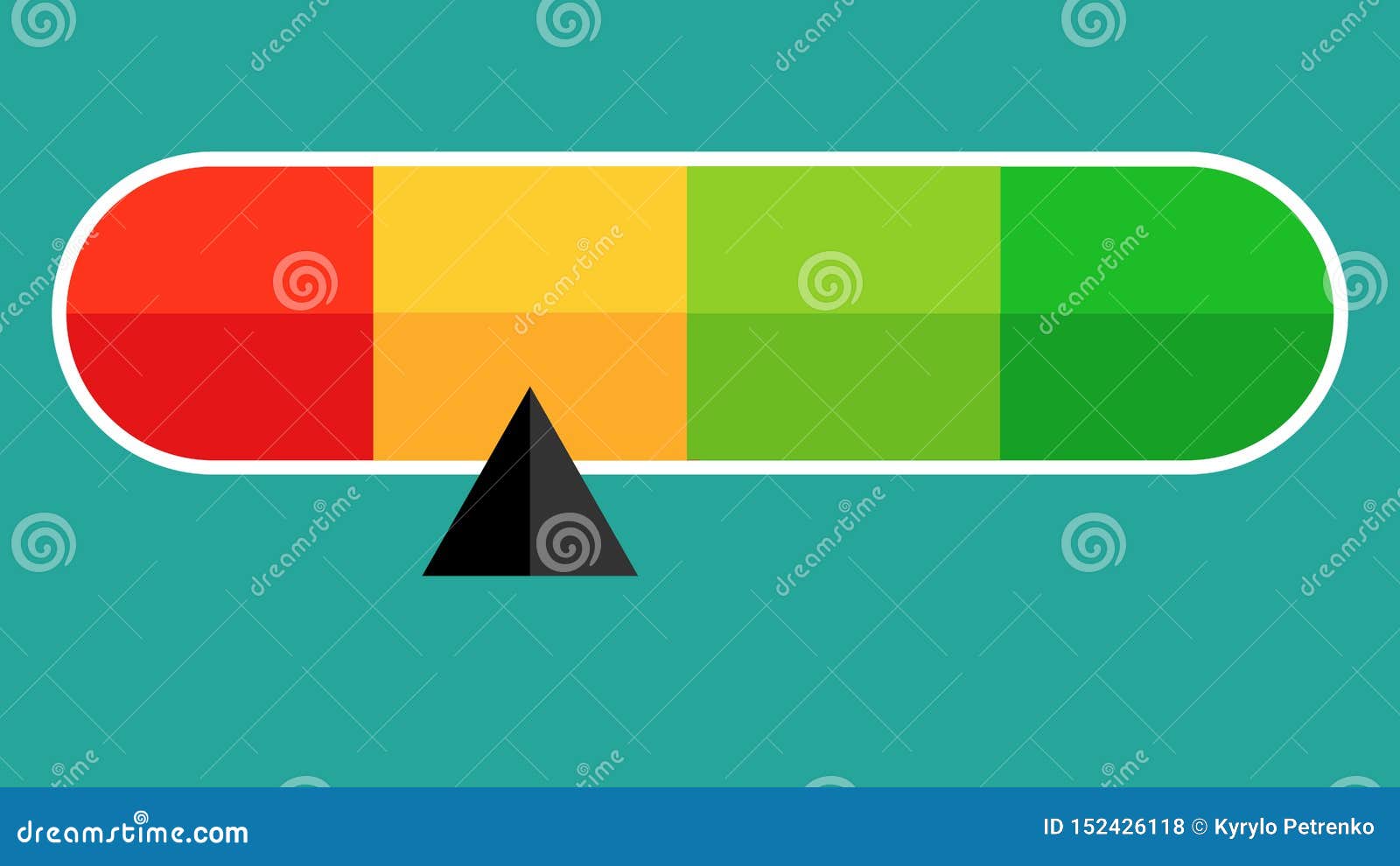 Vector Icon Showing Different Level Black Triangular Stock Vector ...
