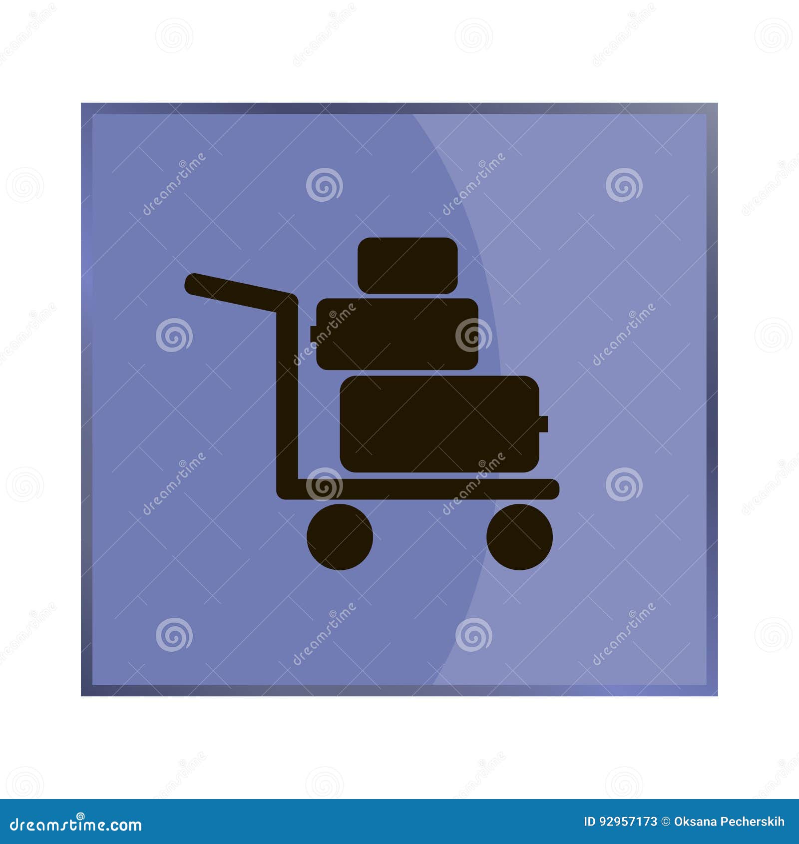 Vector Icon Shows the Presence of Porters Stock Vector - Illustration ...