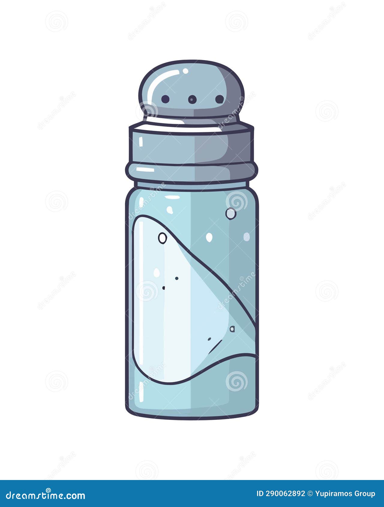 Vector Icon of a Single Bottle Design Stock Illustration - Illustration ...