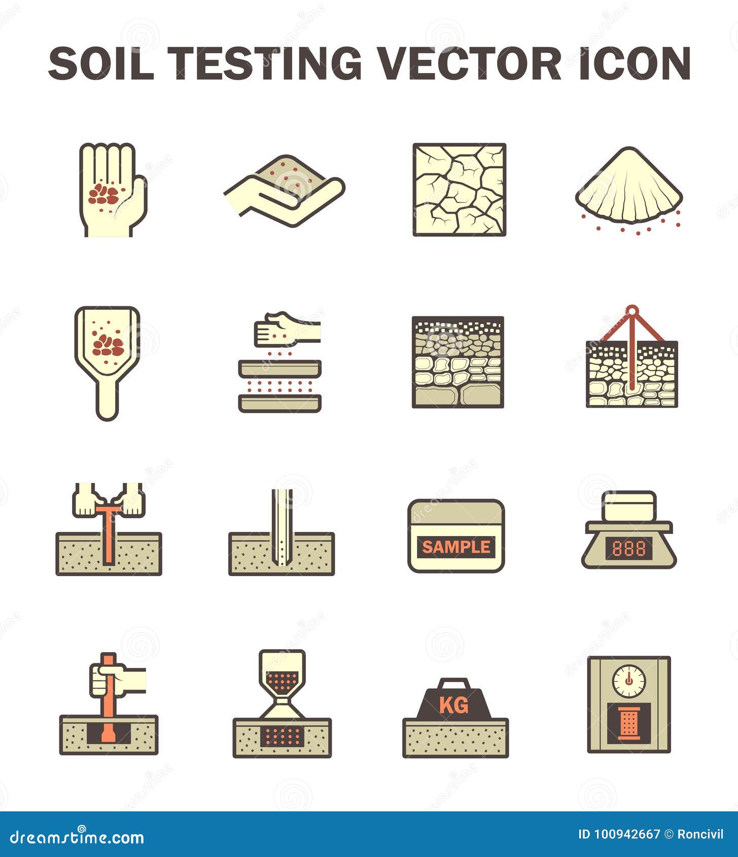 Soil test icon stock vector. Illustration of method - 100942667 Soil test icon stock vector. Illustration of method - 100942667