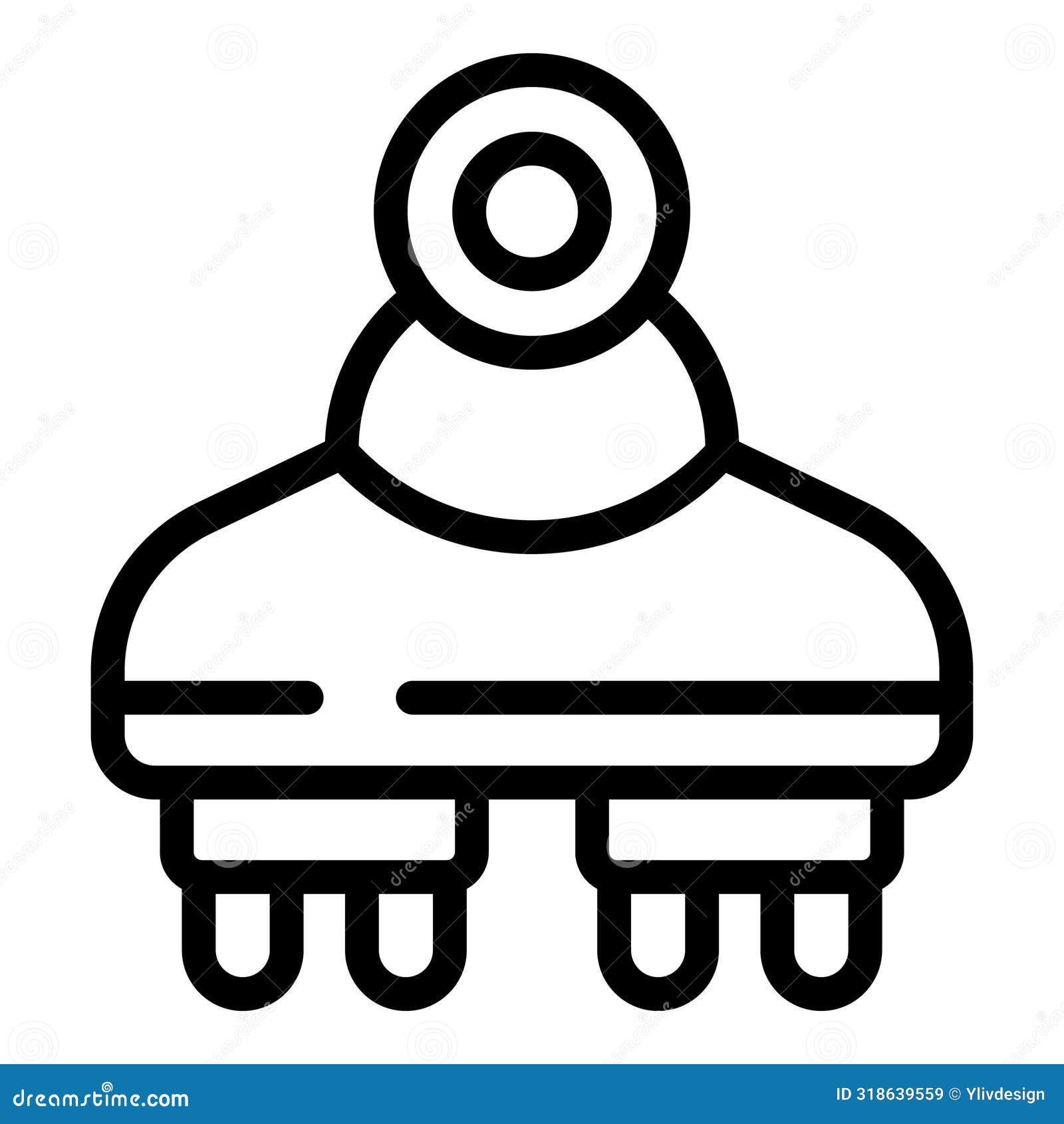 Vector Icon of Space Invader Stock Illustration - Illustration of ...