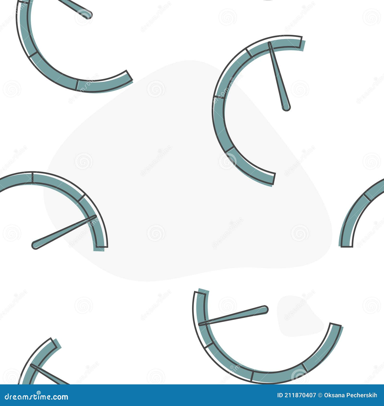 Vector Icon Speedometer or Tachometer with Arrow Cartoon Style on ...