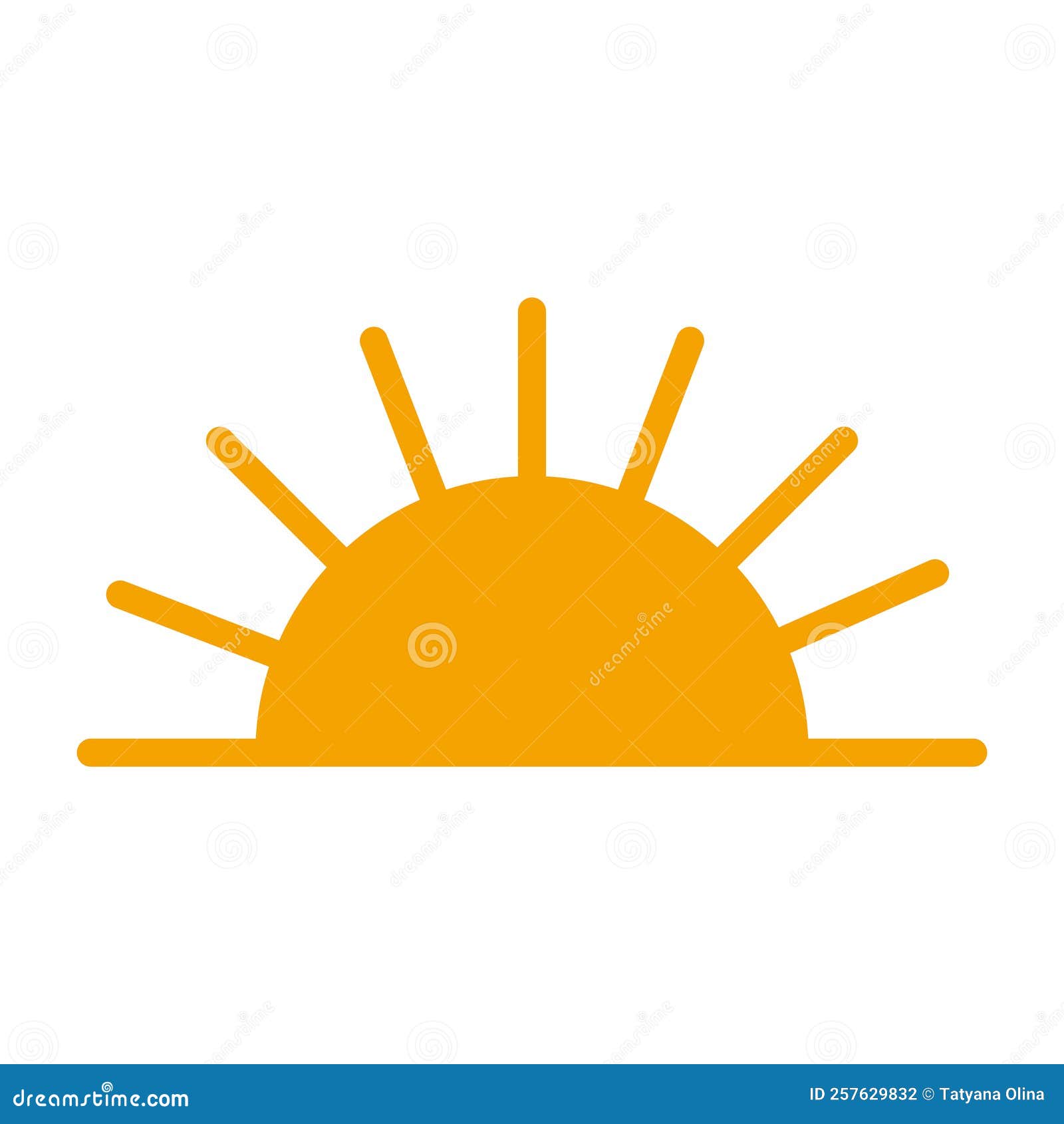 Vector Icon of the Sun in Retro Style Stock Vector - Illustration of ...
