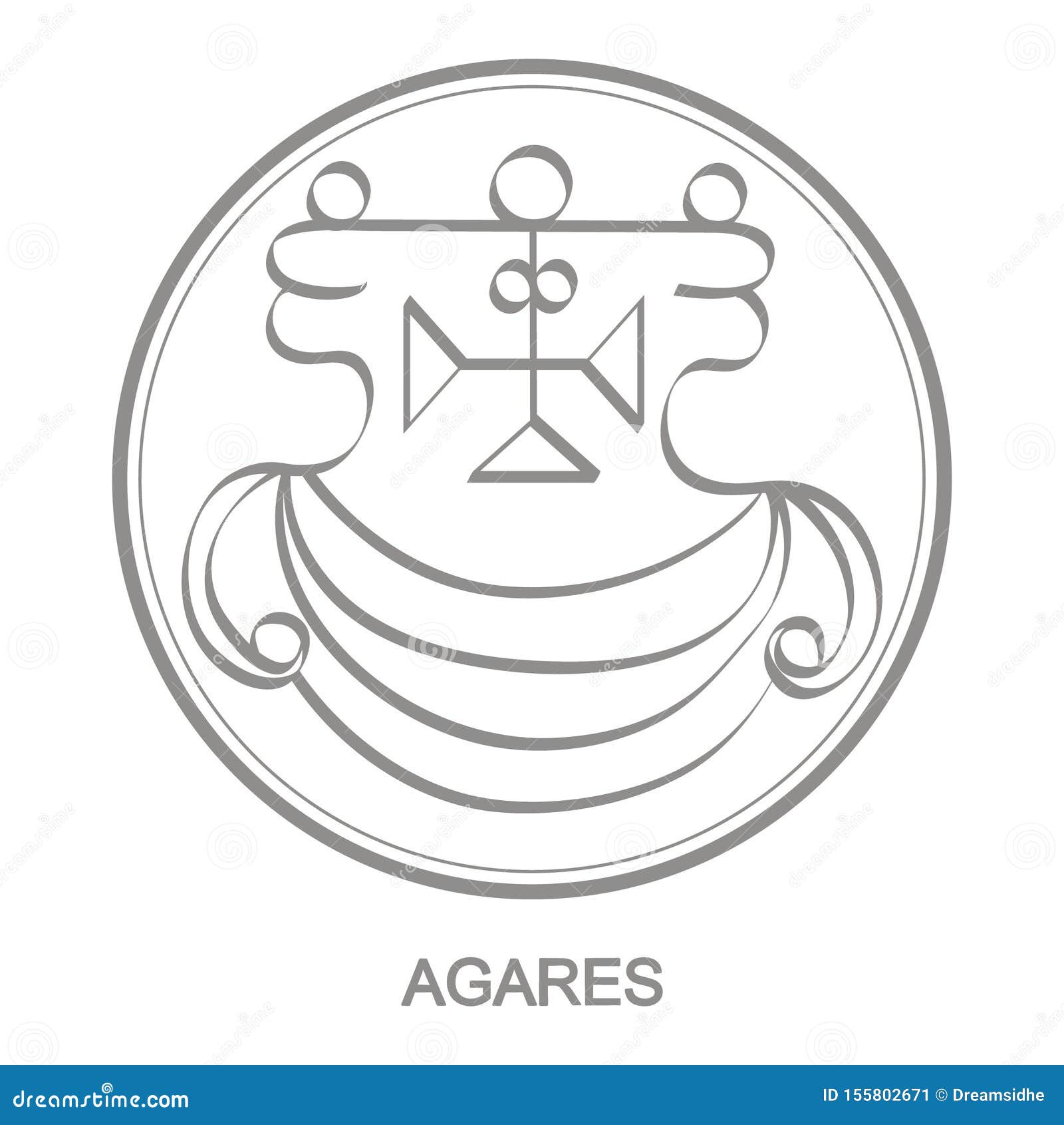 Seal Of Agares Stock Photography | CartoonDealer.com #68172830