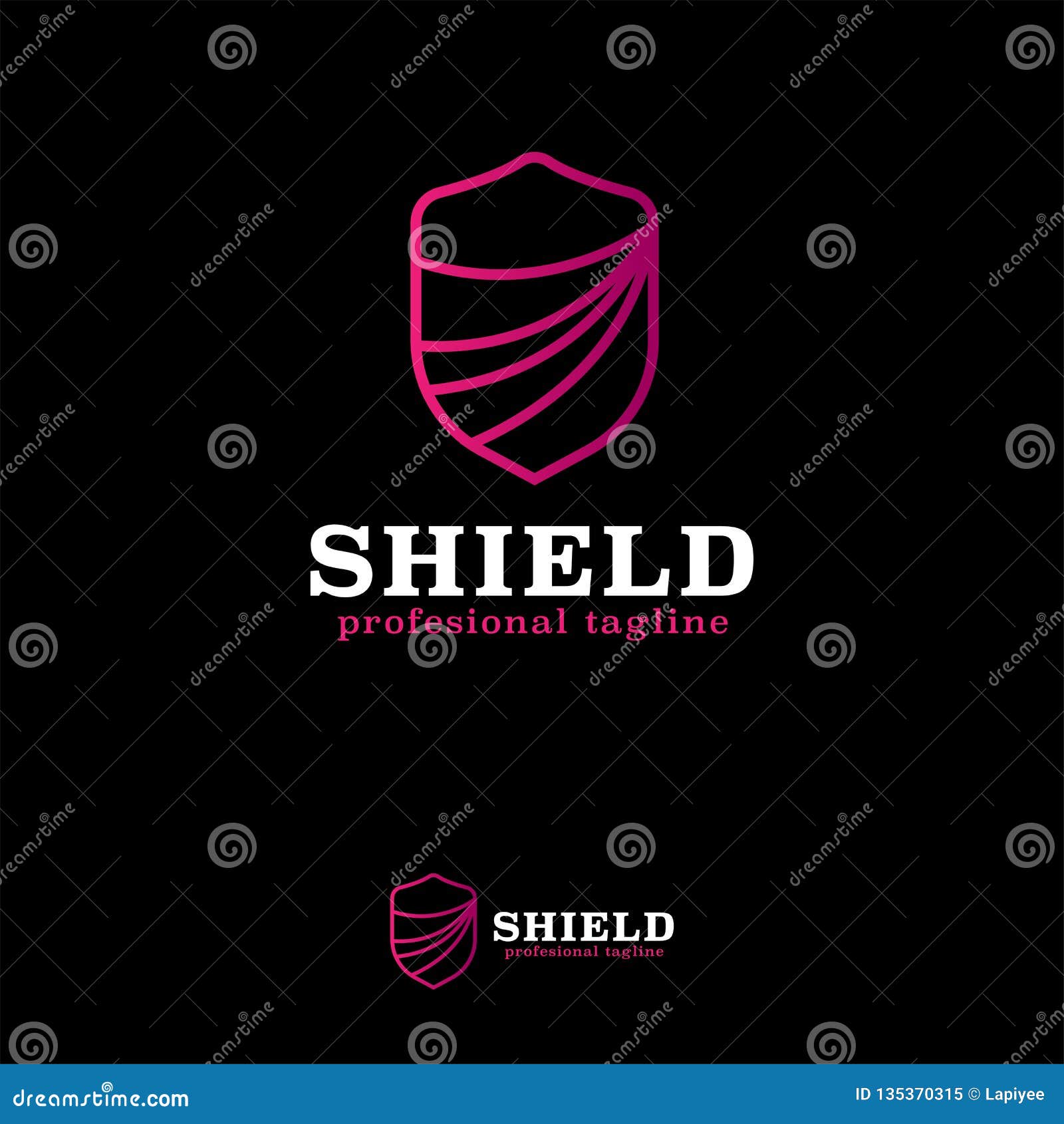 Vector, Icon, Symbols Protect Shield Logo Design Template Stock Vector ...