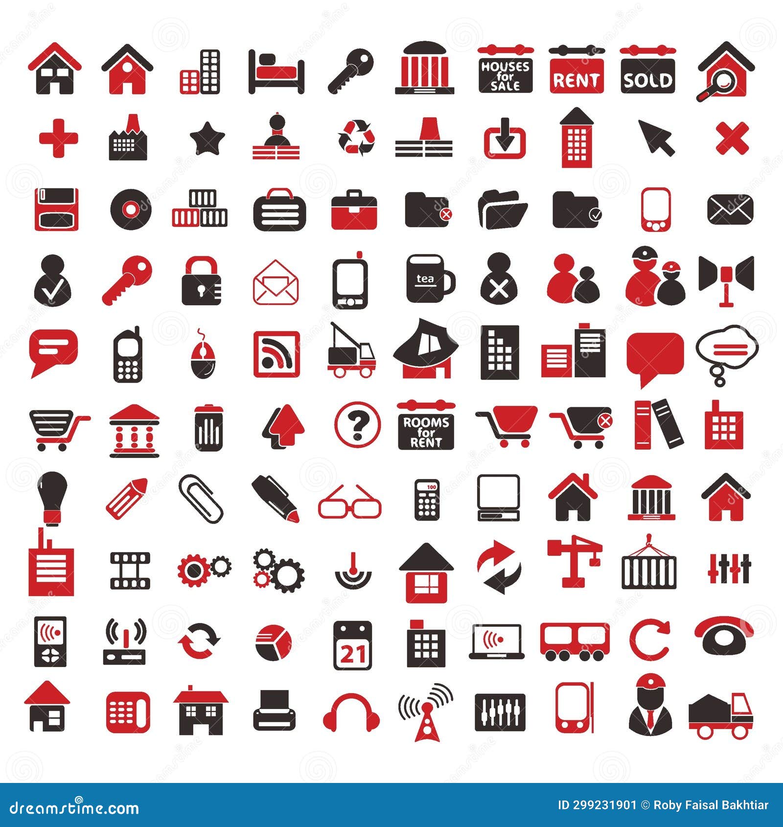 Vector Icon with Technology Theme Stock Illustration - Illustration of ...