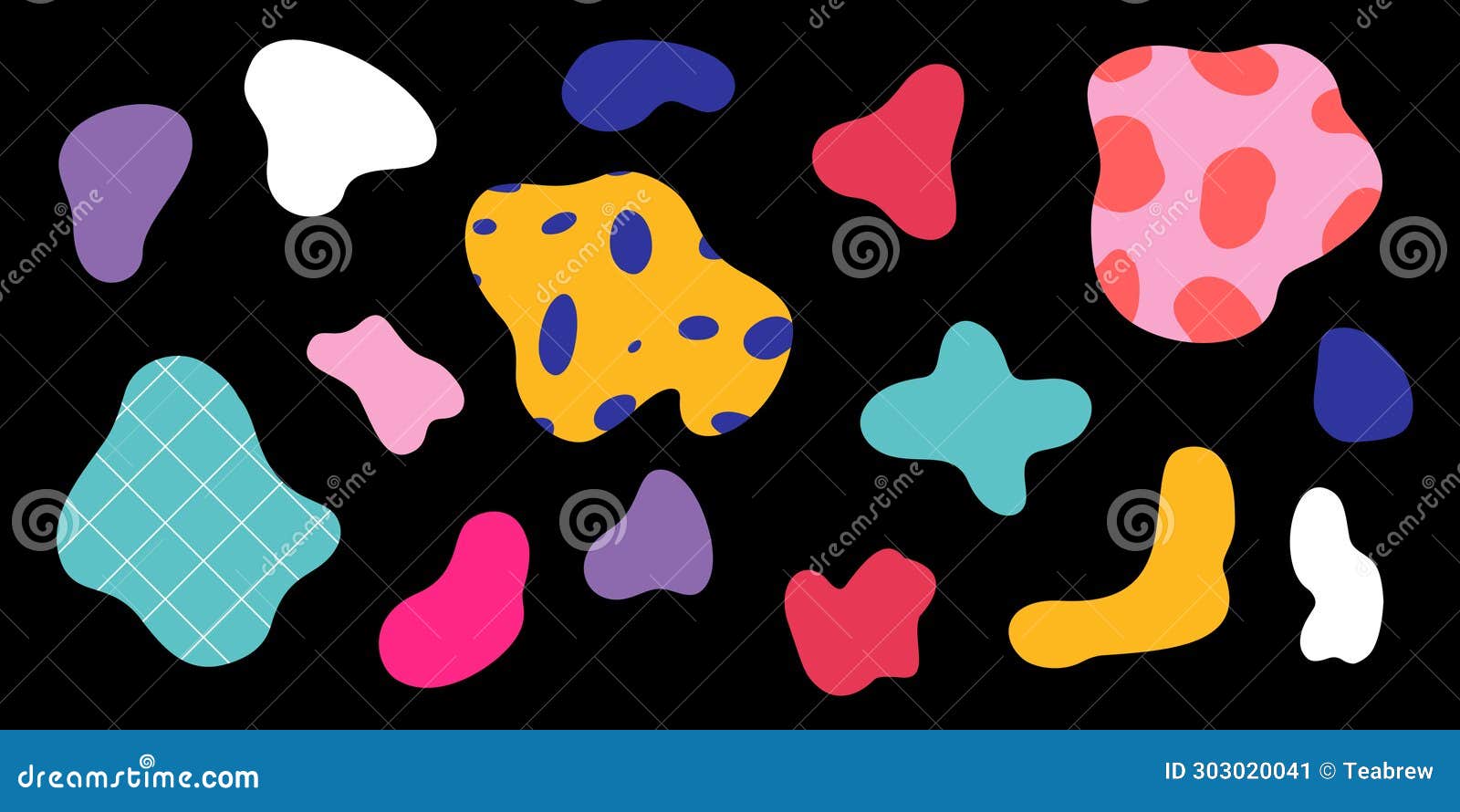 Vector Icons of Abstract Shapes. Design Elements. Stock Vector ...