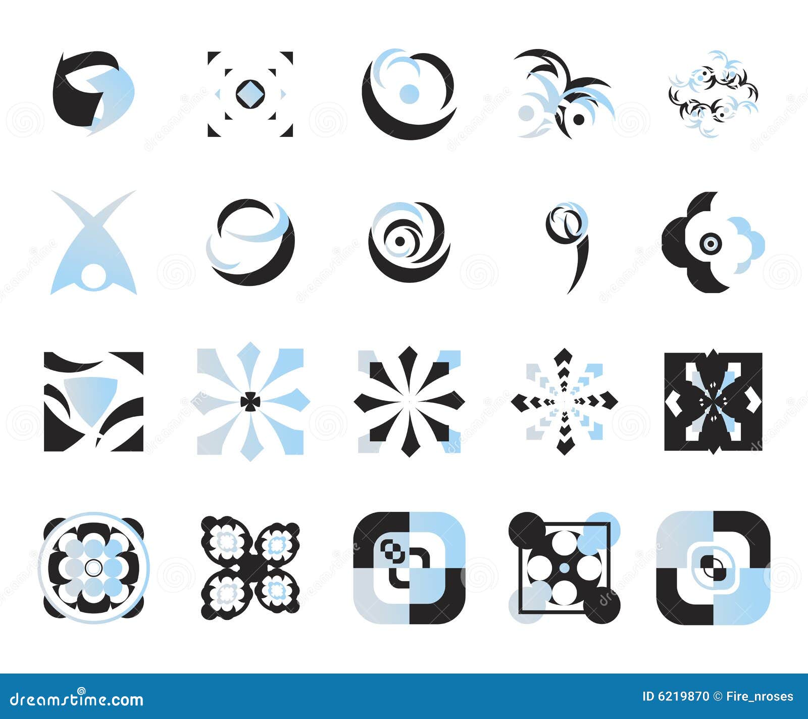 Vector icons - elements 4 stock vector. Illustration of cool - 6219870