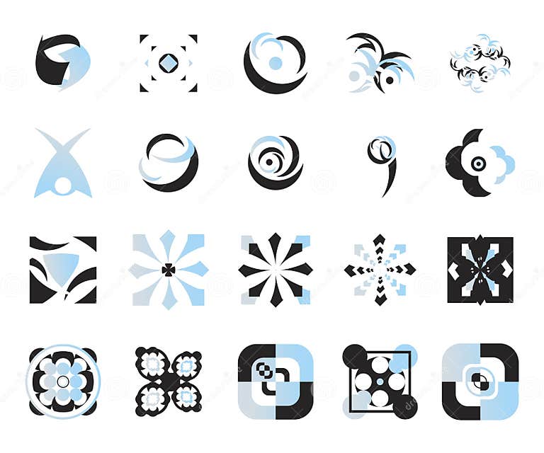 Vector icons - elements 4 stock vector. Illustration of cool - 6219870