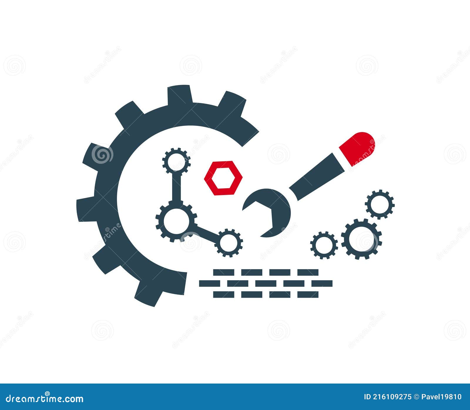 Vector Icons, Logo for Repair and Installation and Construction Work ...