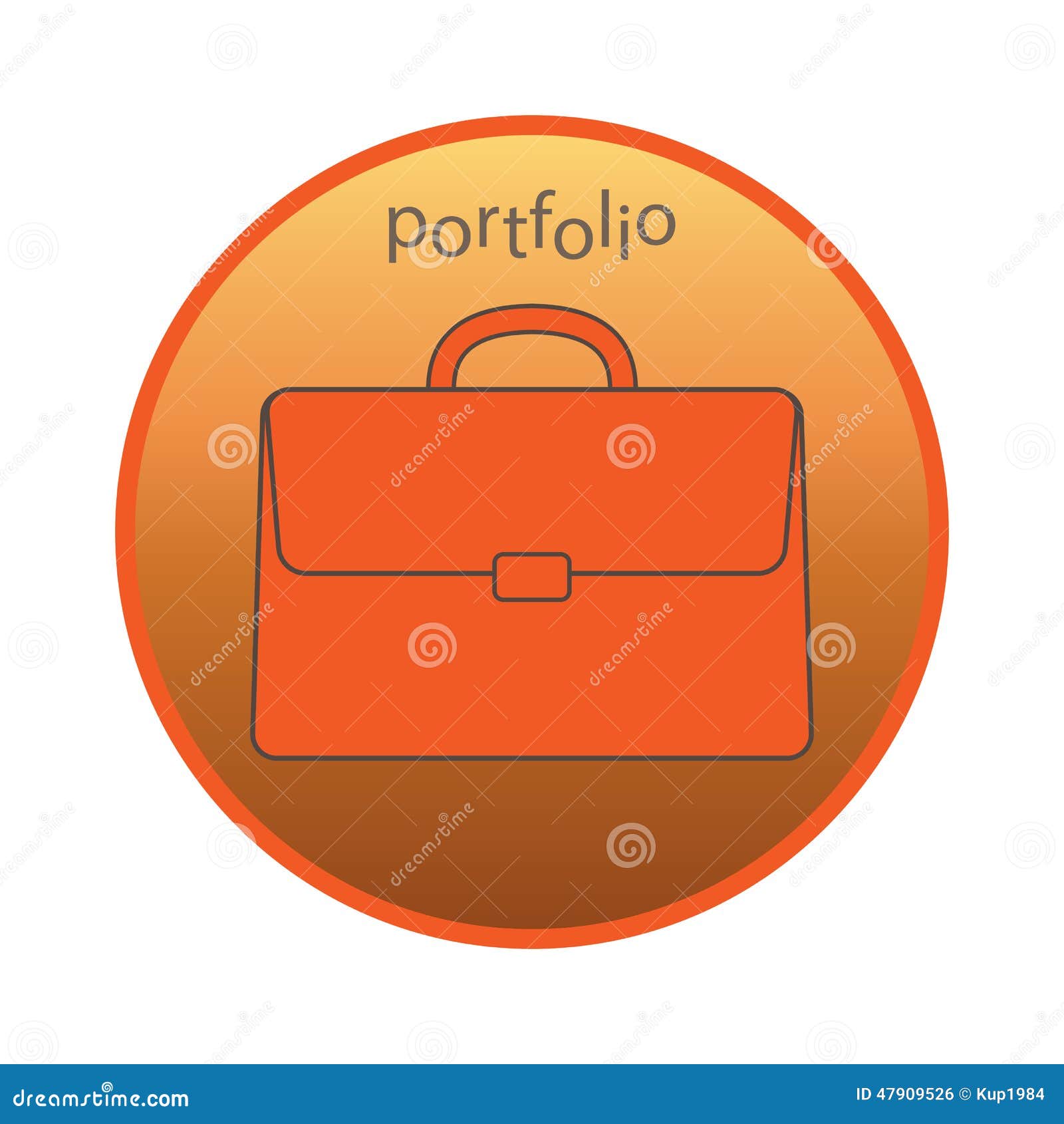 Vector icons portfolio stock vector. Illustration of vector - 47909526
