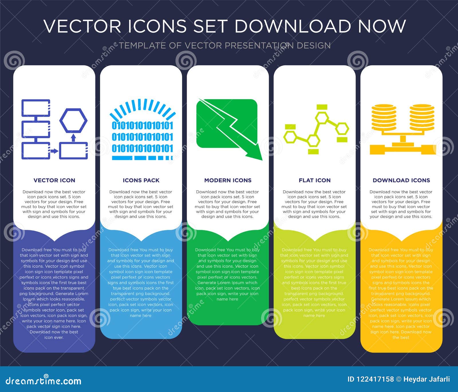 Connected Data Flow Chart Infographics Design Icon Vector Stock Vector ...