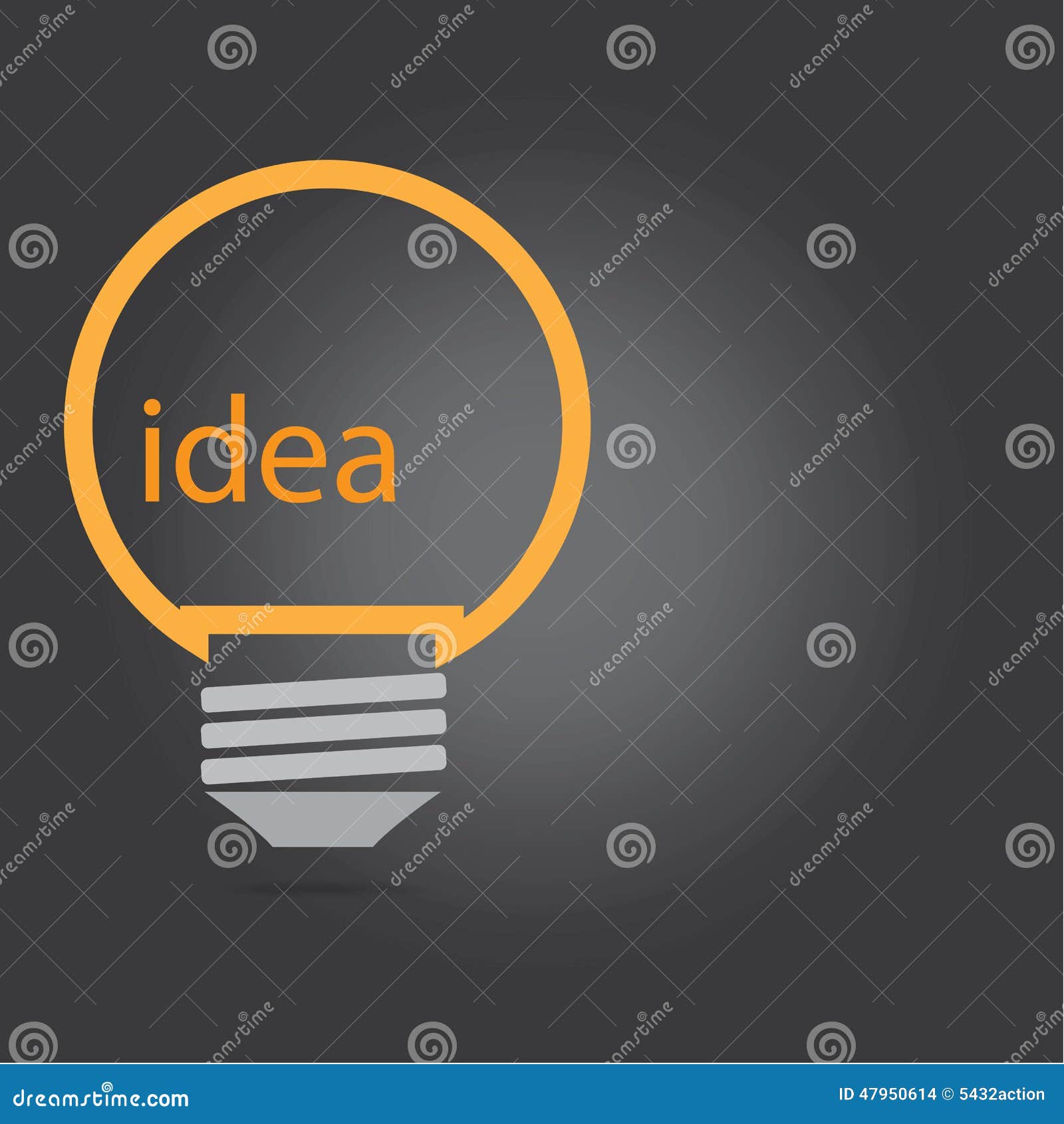 Vector of Idea Light Bulb Design. Stock Vector - Illustration of icon ...