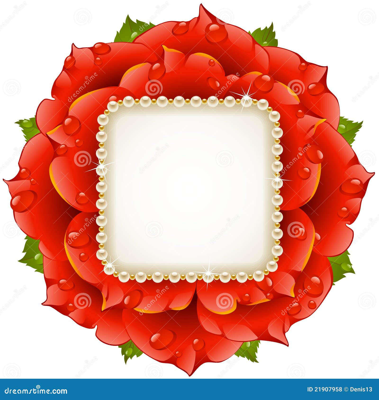 Vector Il Blocco Per Grafici Rosso Del Cerchio Della Rosa Illustrazione ...