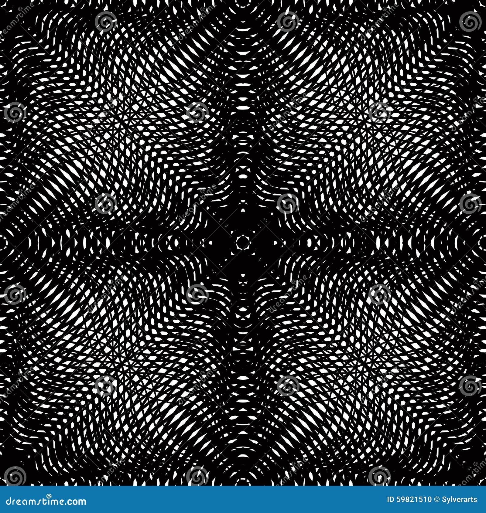 Vector Il Modello Con Le Linee Grafiche Nere, Estratto Del ...