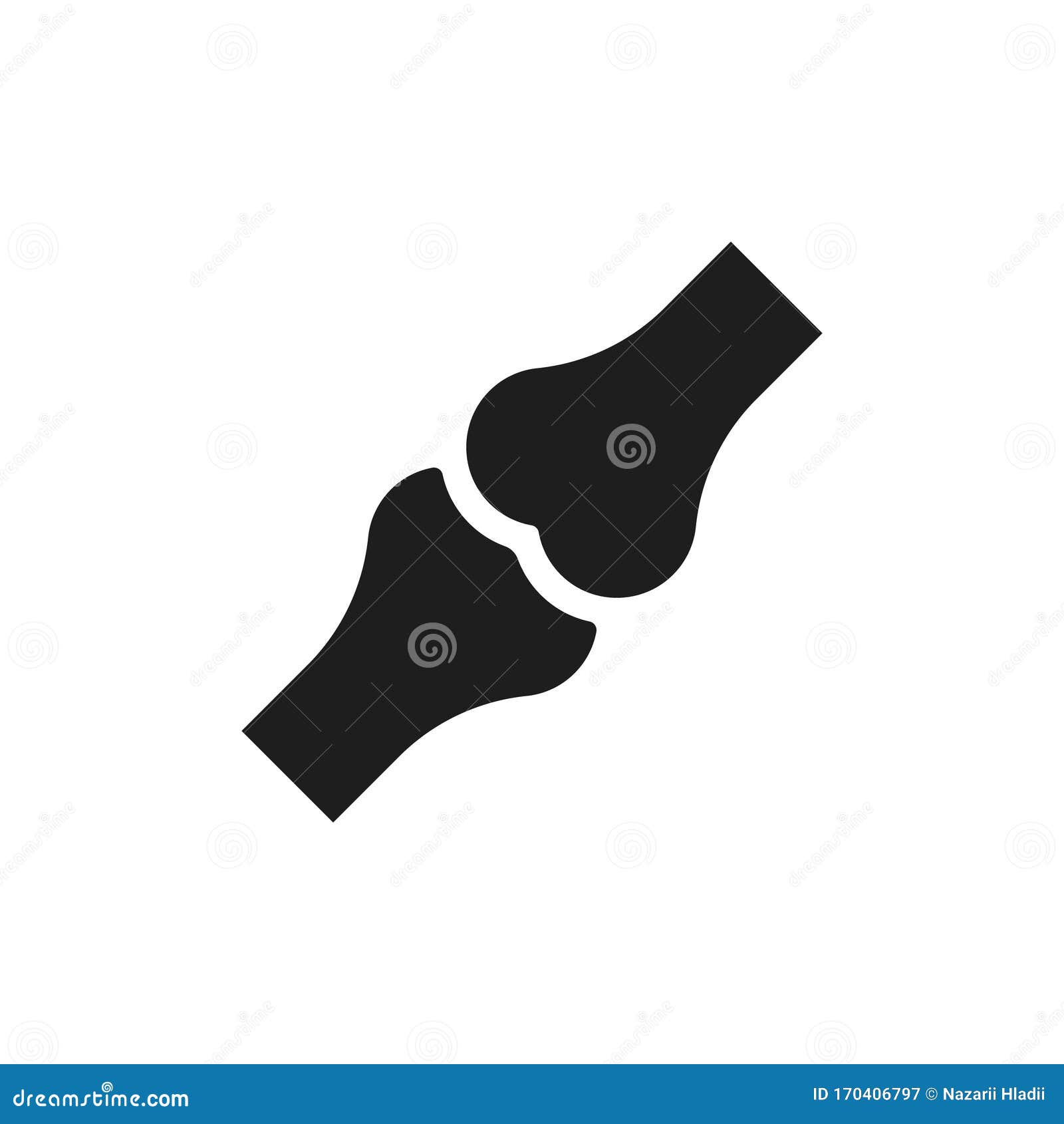 Vector Illstration of Joint Icon. Flat Design. Isolated. Stock Vector ...
