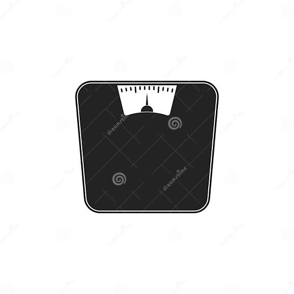 Vector Illstration of Simple Scale Icon. Flat Design. Stock Vector ...