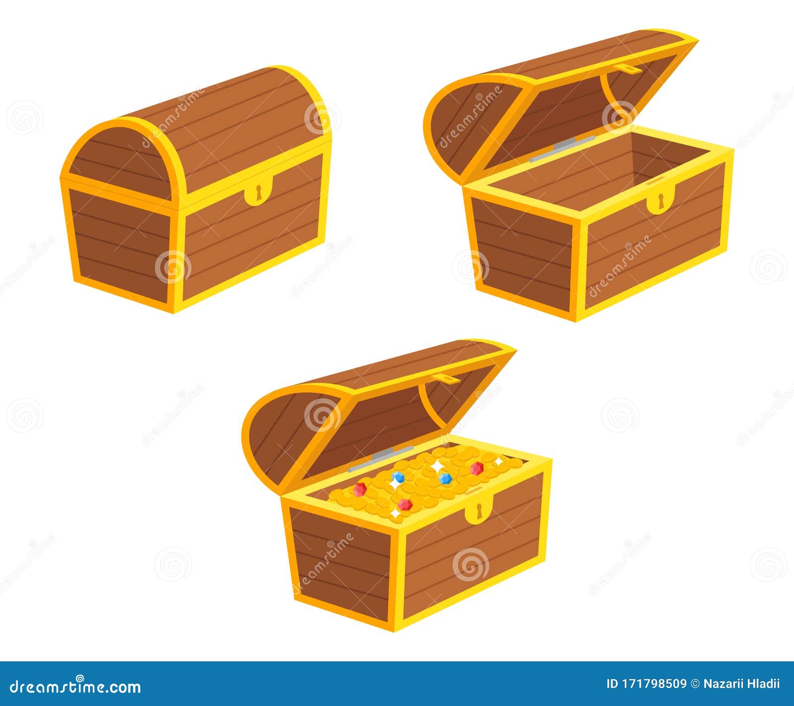 Treasure Map Animated On Vintage Parchment Paper Scroll Royalty-Free ...