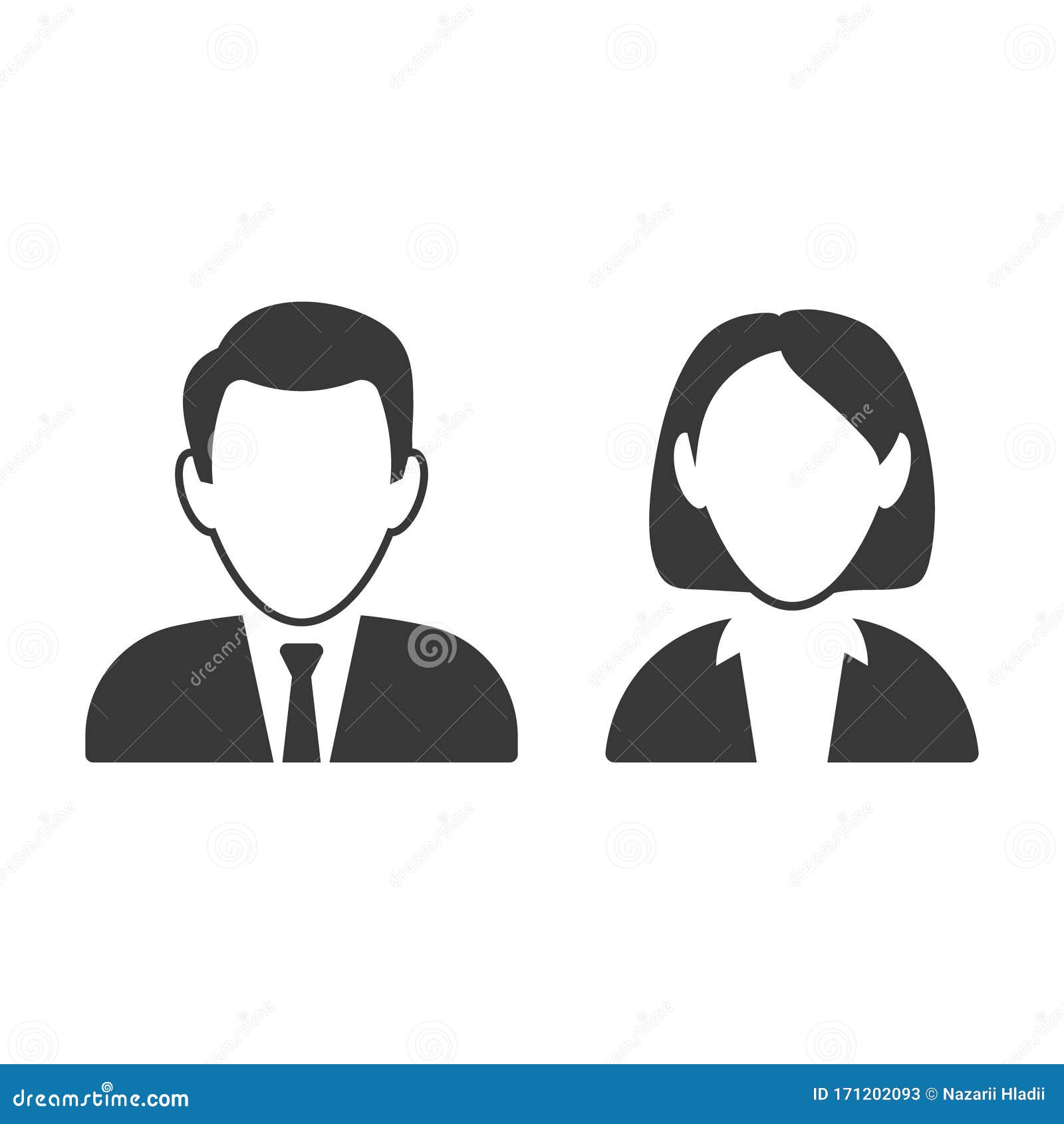 Vector Illstration of User Icon. Flat Design. Isolated. Stock Vector ...