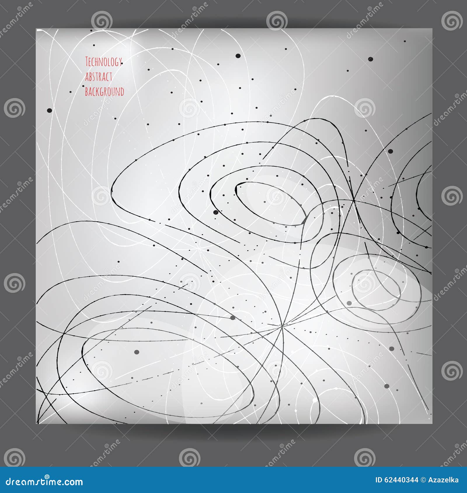 Vector Illustrated High Technology Background. Minimalistic Electronics ...