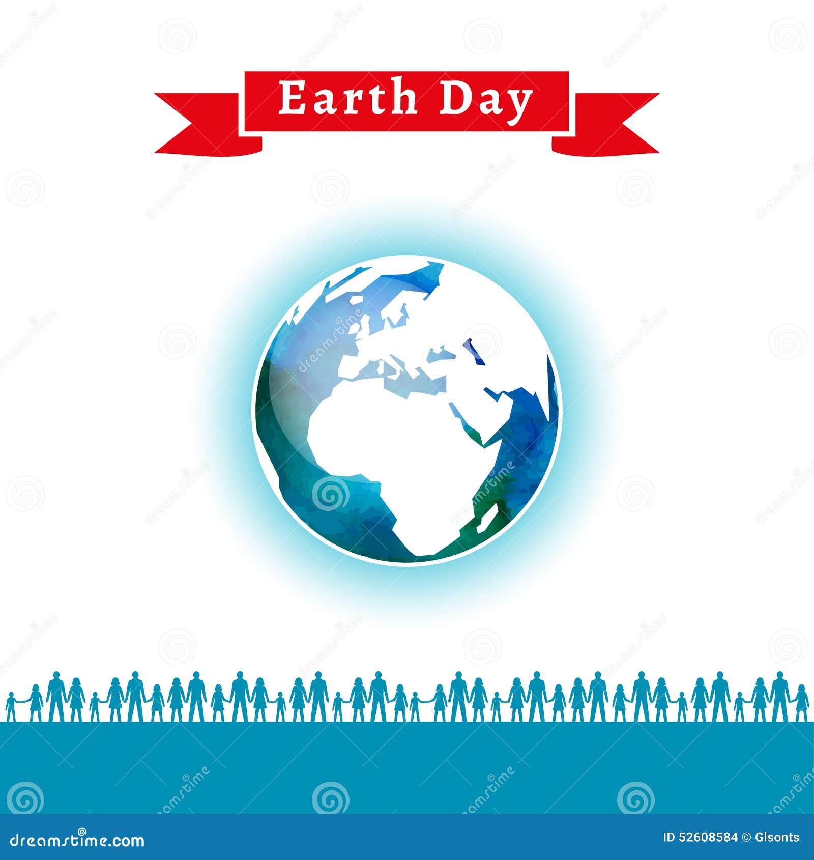 Vector Illustratie De Affiche Van De Aardedag Vector Illustratie ...