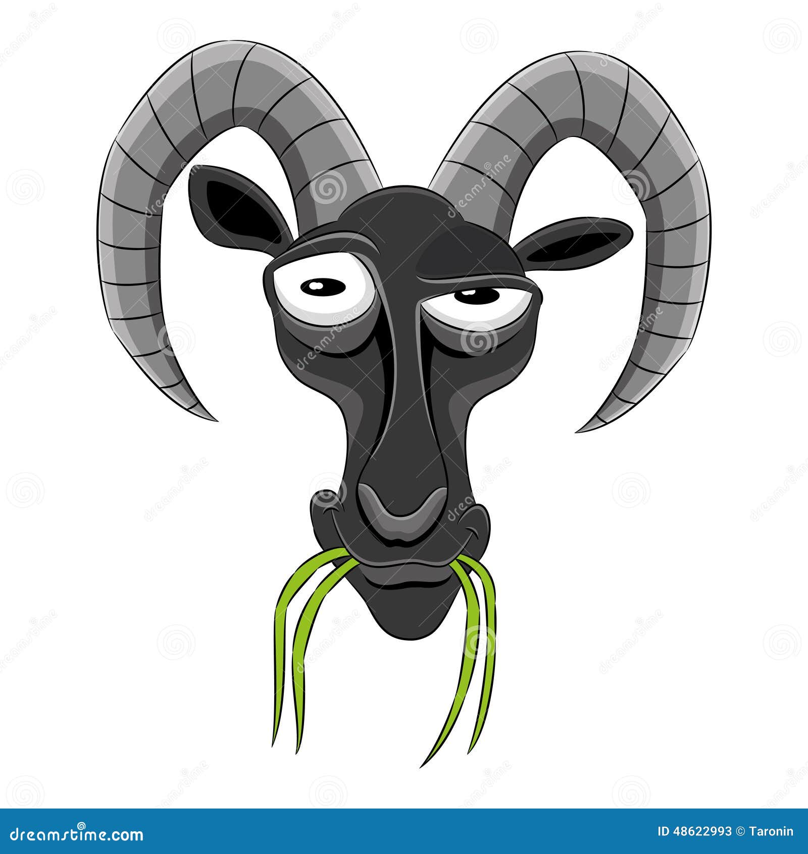 Vector illustratie Geit vector illustratie. Illustration of tekening ...