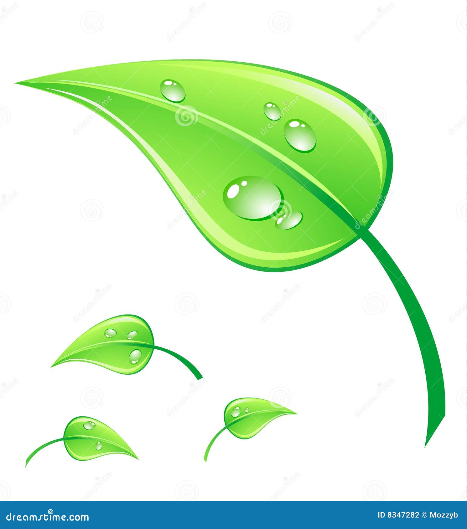 Vector Illustratie Groen Blad Vector Illustratie - Illustration of ...