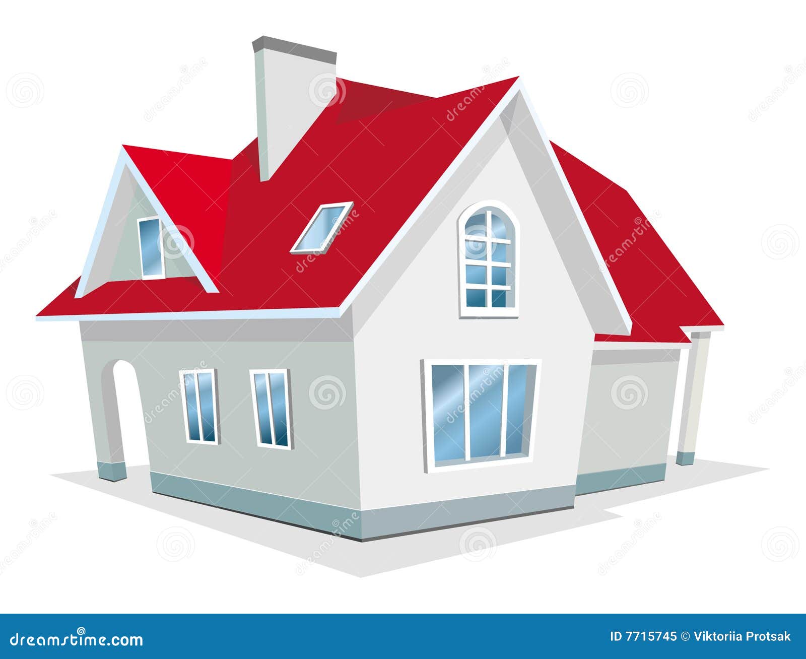 Vector Illustratie Van Huis Vector Illustratie - Illustration of ...