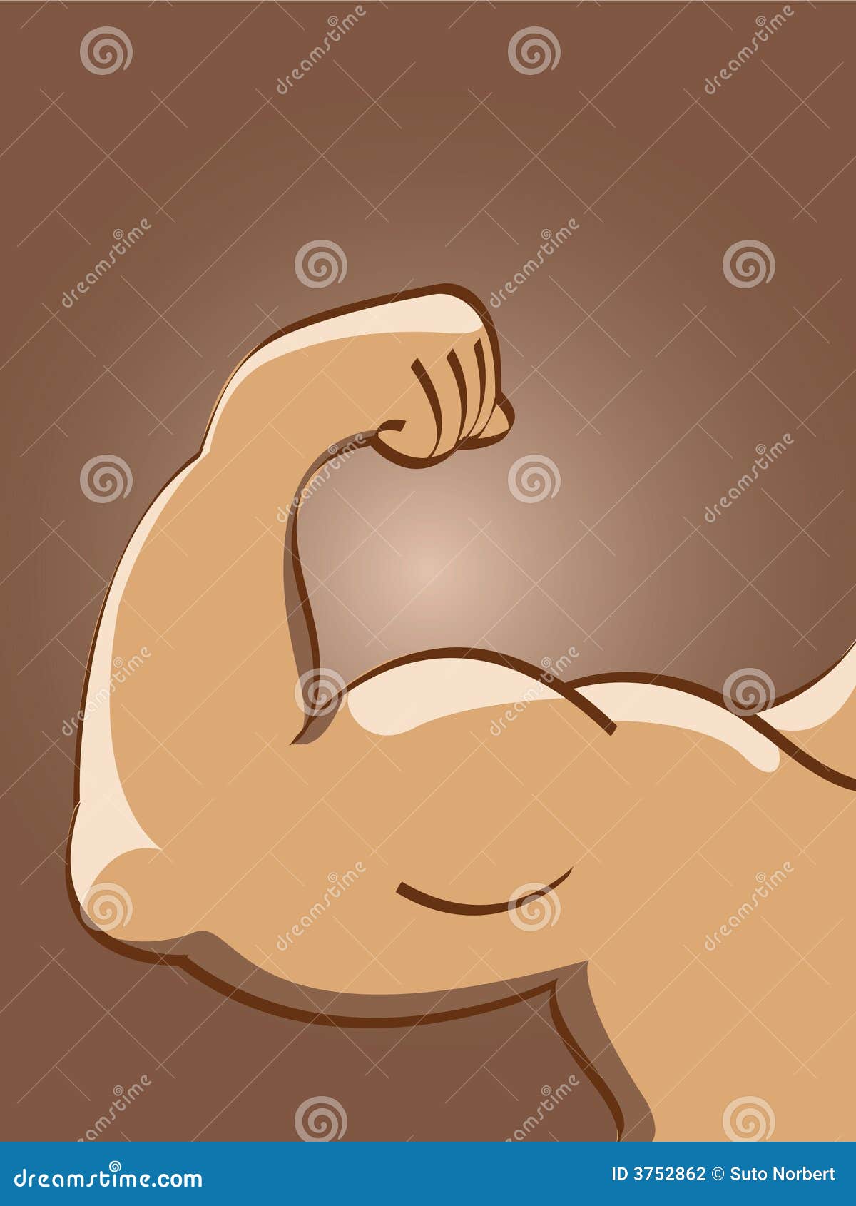 Vector Illustratie Van Spier Vector Illustratie - Illustration of sport ...