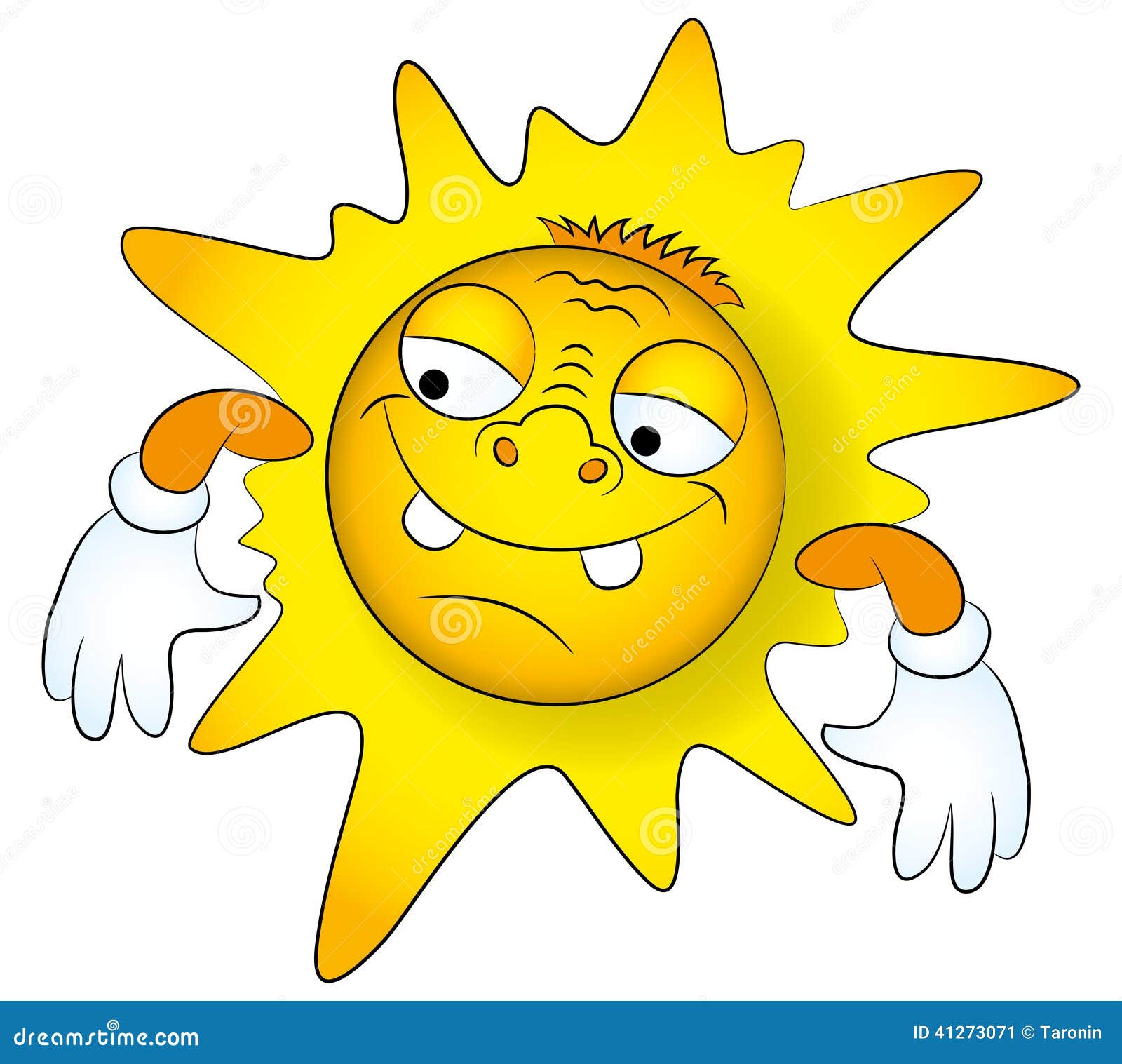 Vector illustratie Zon vector illustratie. Illustration of beeld - 41273071