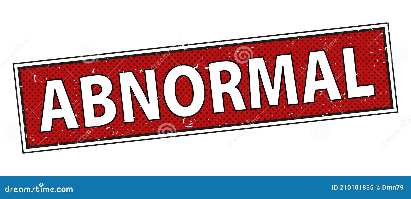 Vector Illustration of Abnormal Rubber Grunge Stamp Stock Vector ...