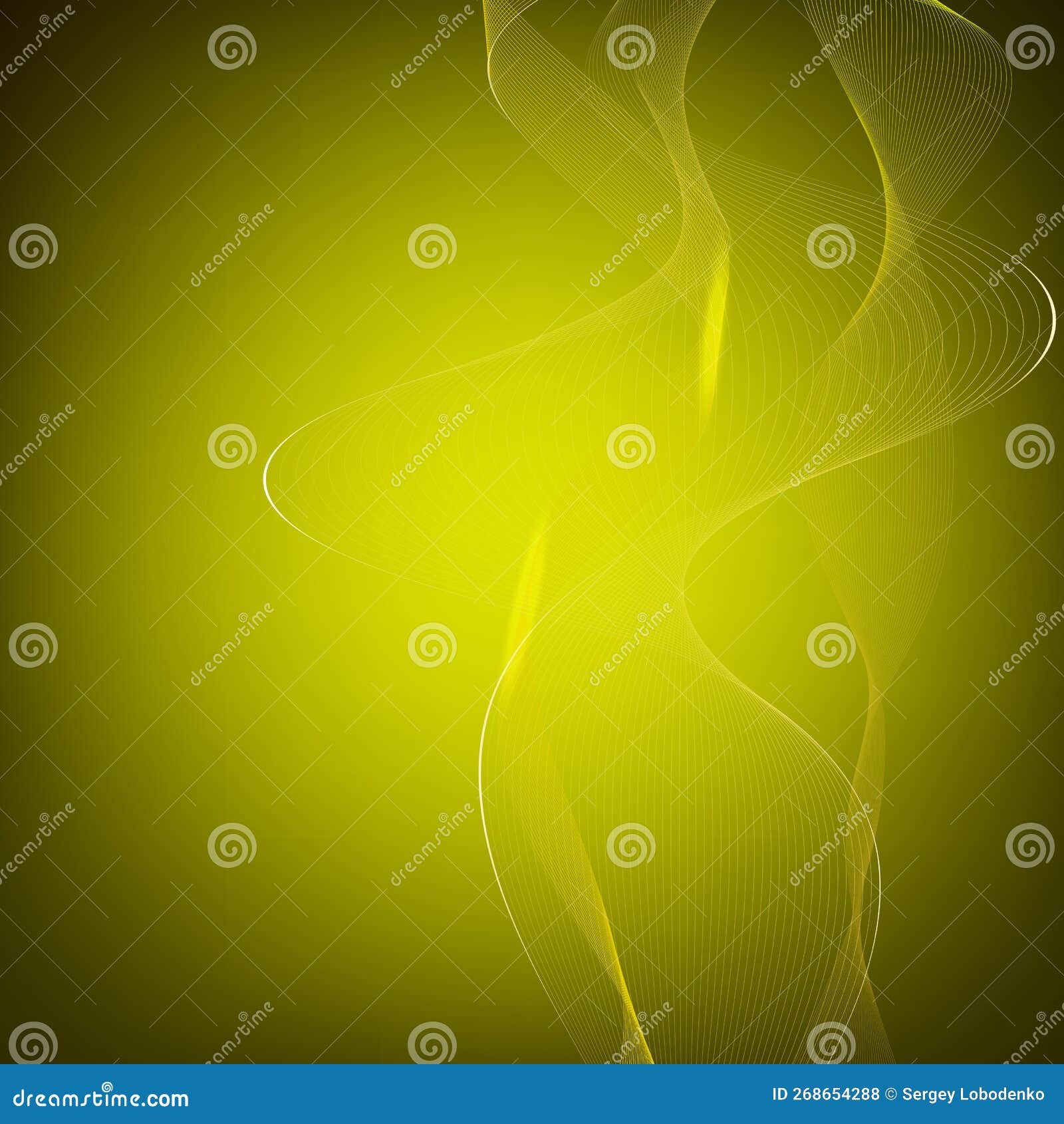 Vector Illustration. Abstract Background of Bright Wave Lines Stock ...