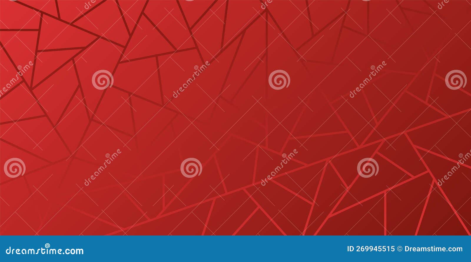 Vector Illustration of Abstract Background with Red Lines and Geometric ...