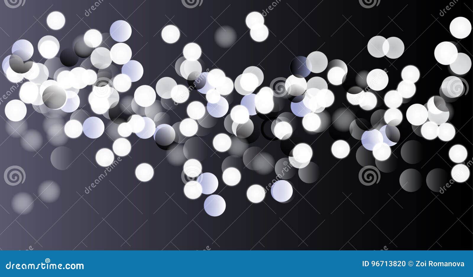 Vector Illustration Abstract Black and Whitebackground with Magi Stock ...