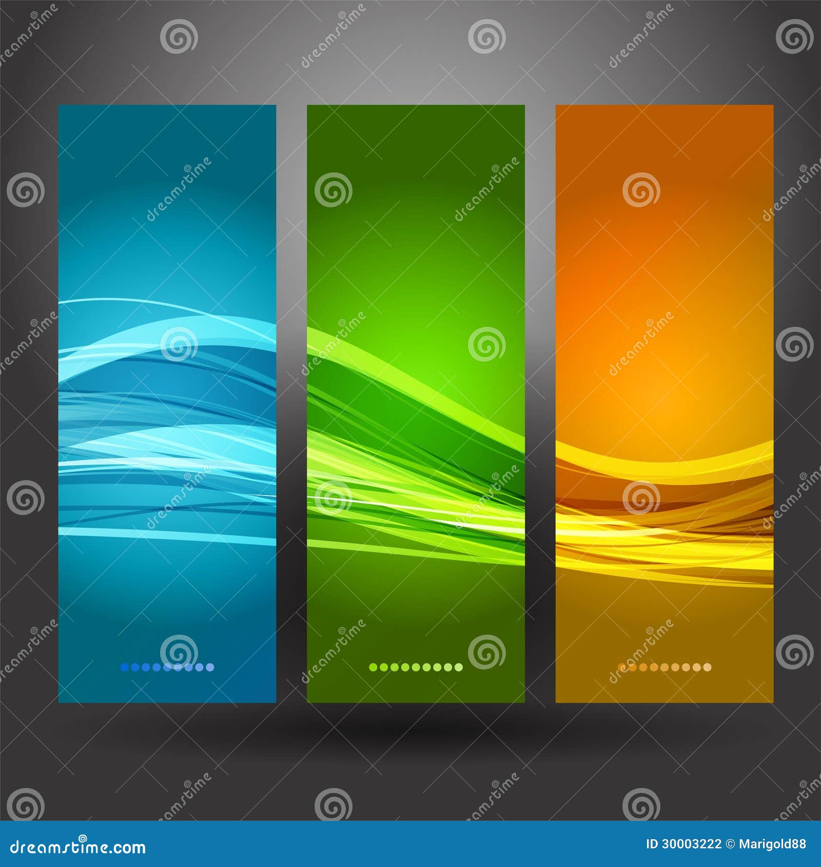 Abstract color banner stock vector. Illustration of bright - 30003222