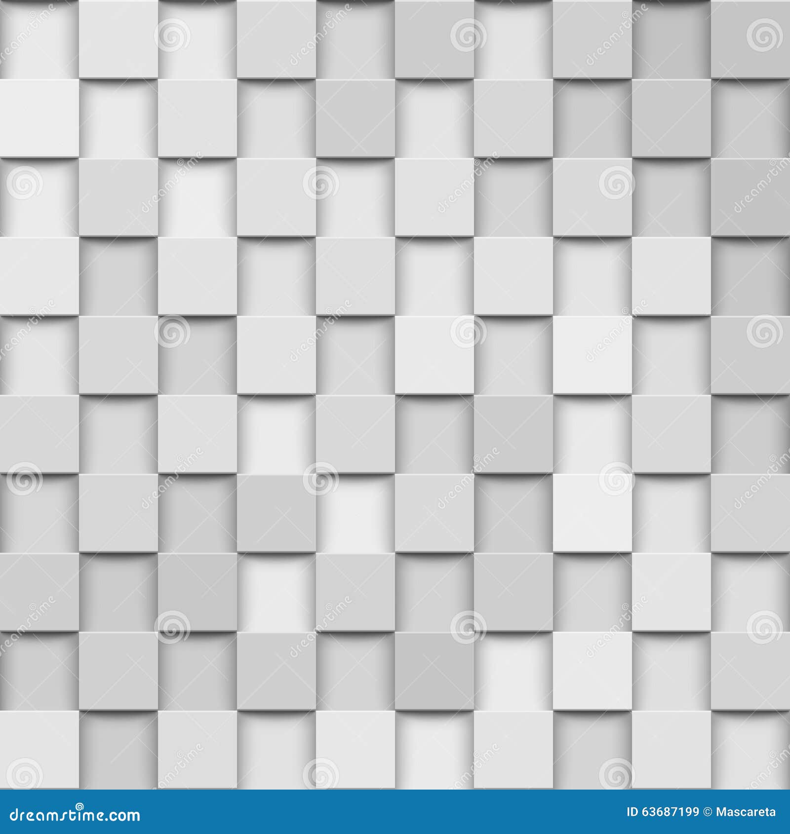 Vector Illustration of Abstract 3d Squares Stock Vector - Illustration ...