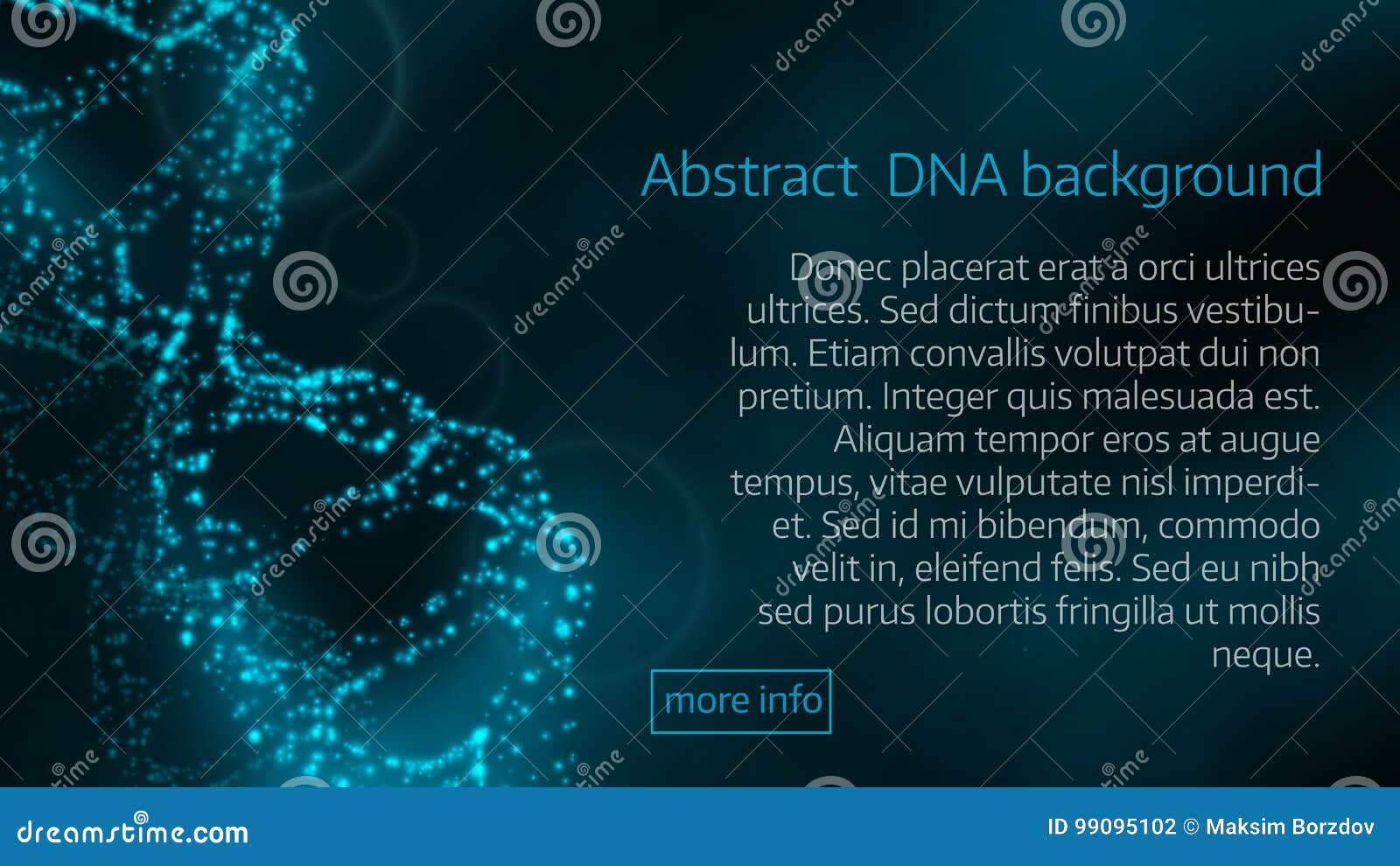 Vector Illustration of Abstract DNA Background Stock Vector ...