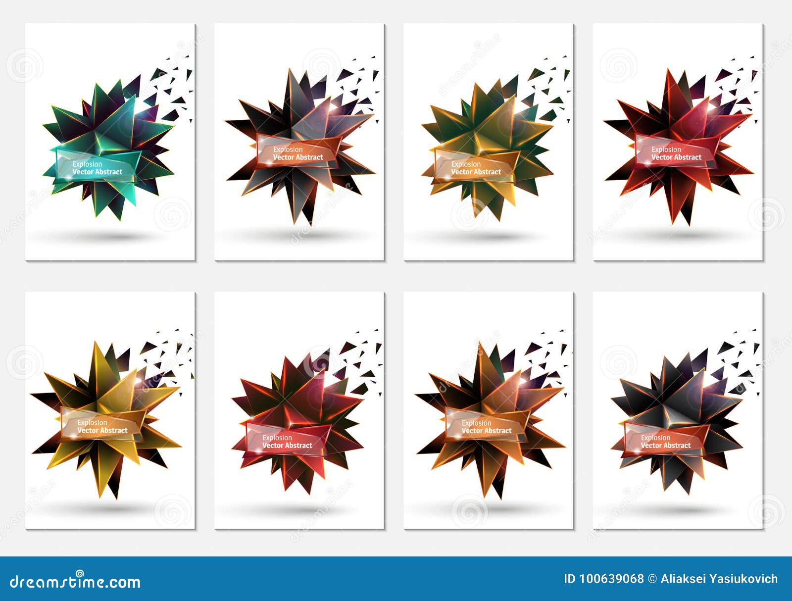Vector Illustration of an Abstract Explosion. Stock Vector ...