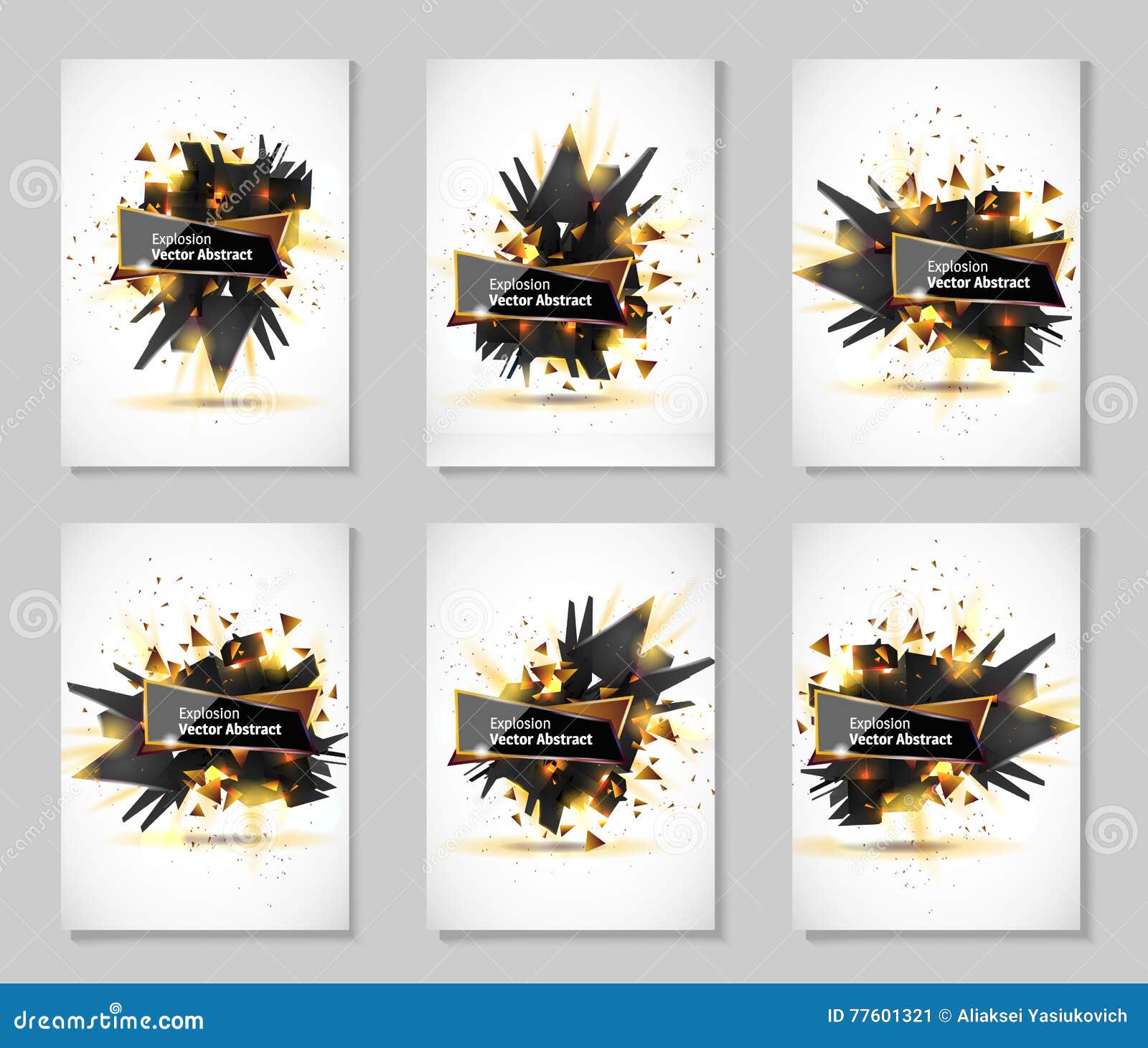 Vector Illustration of an Abstract Explosion. Stock Vector ...