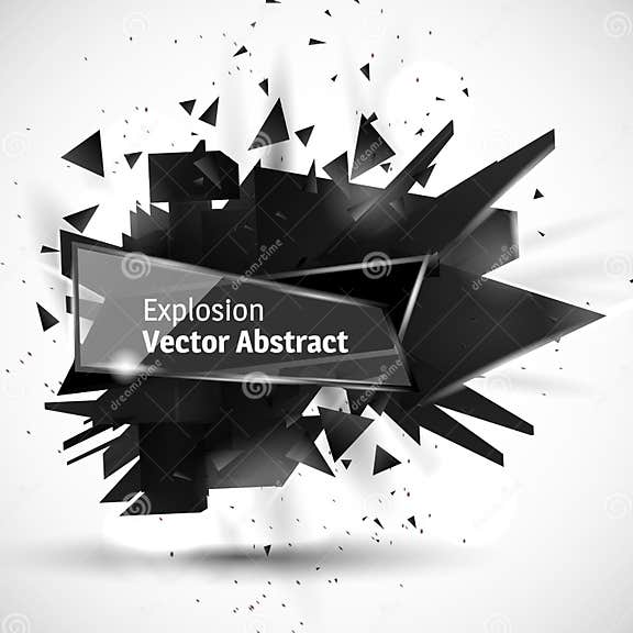 Vector Illustration of an Abstract Explosion. Stock Vector ...