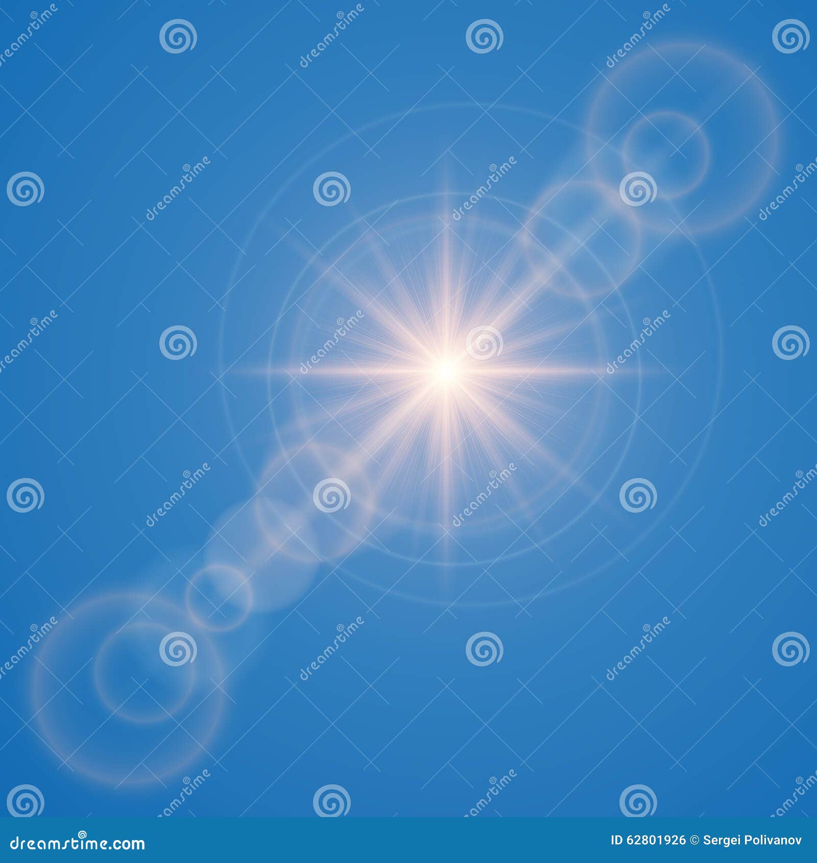 Vector Illustration of Abstract Flare Light Rays Stock Vector ...