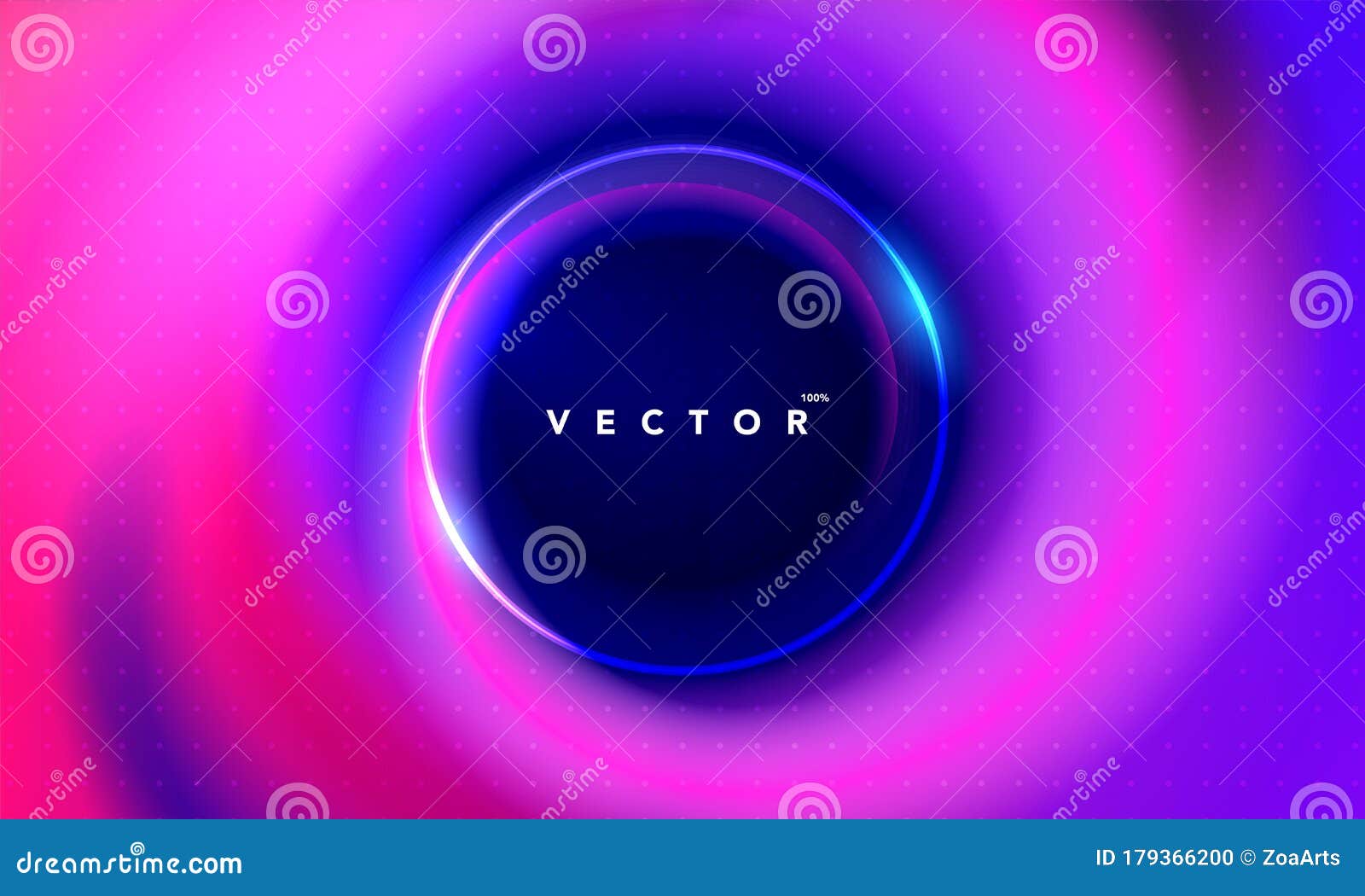 Vector Illustration Abstract Fluid Background in Neon Color Stock ...