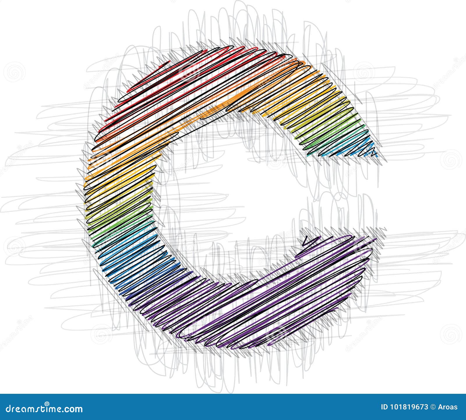 Hand drawn font LETTER c stock vector. Illustration of graphic - 101819673